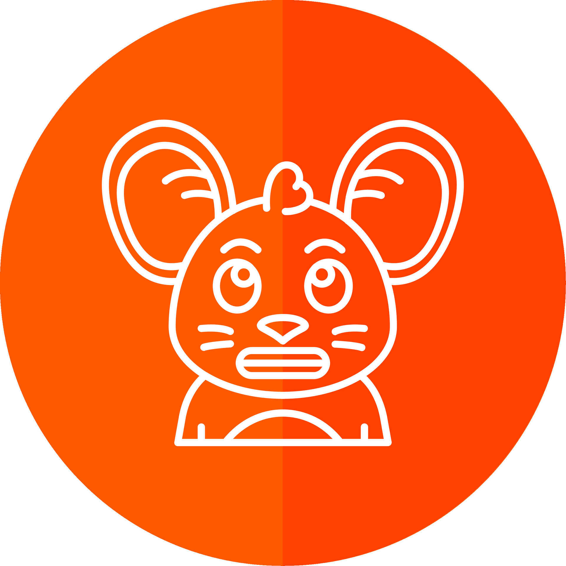 Shocked Line Red Circle Icon 42066246 Vector Art at Vecteezy