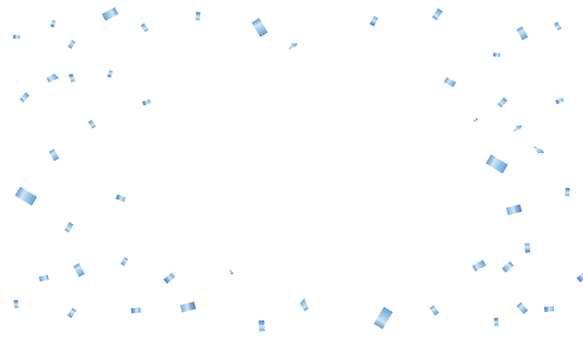 Vector blue confetti background for decoration various festive celebrations vector illustration ...