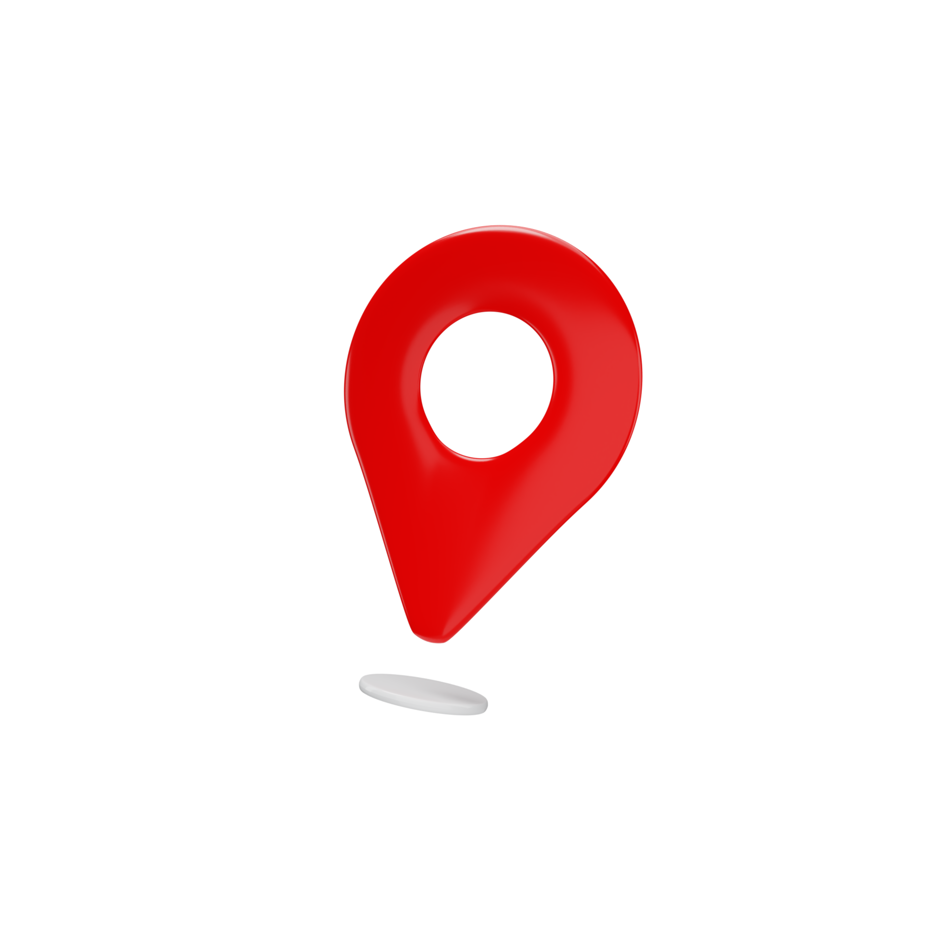 Red Location Pin 3d Icon 42068251 Png