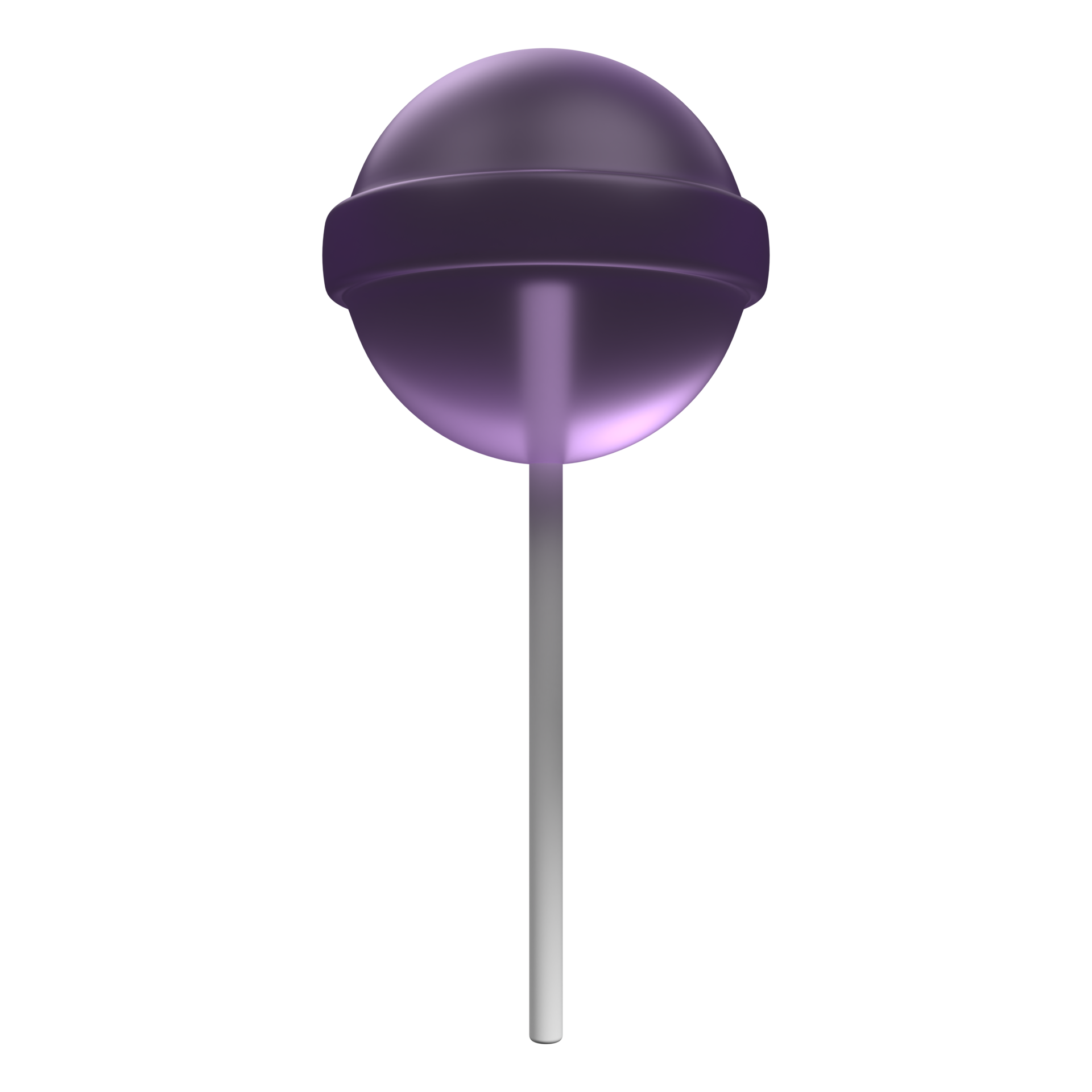 3D lollipop candy icon. Purple lollipop on white stick. Lollipop candy ... 3D lollipop candy icon. Purple lollipop on white stick. Lollipop candy ...