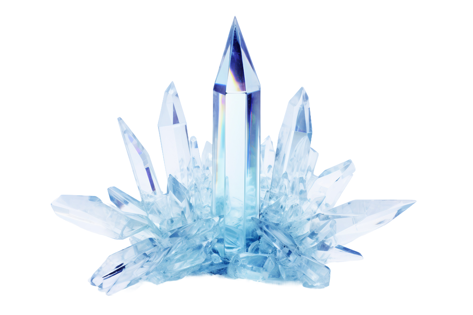 AI generated Ice Crystal On Transparent Background 42074895 PNG