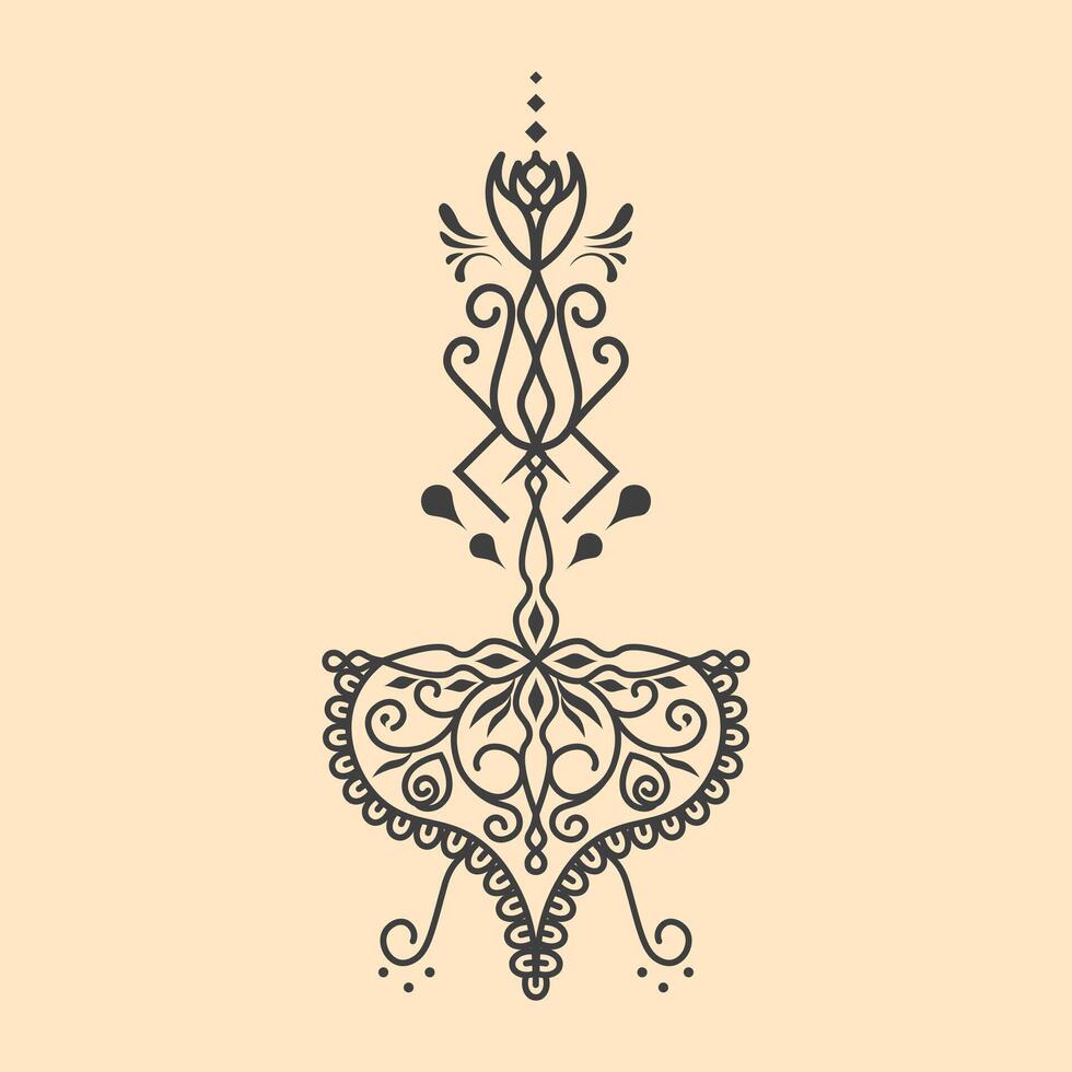 Vintage Ornamental Linework Illustration 42109053 Vector Art at Vecteezy