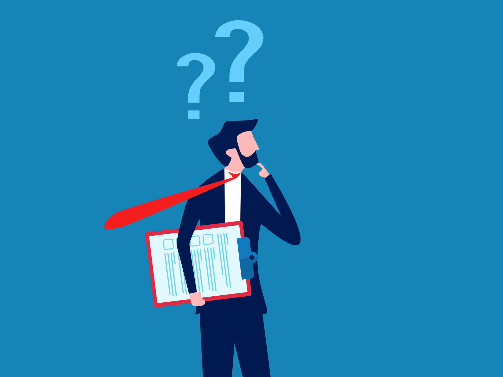 Thinking, solving work 42118119 Vector Art at Vecteezy