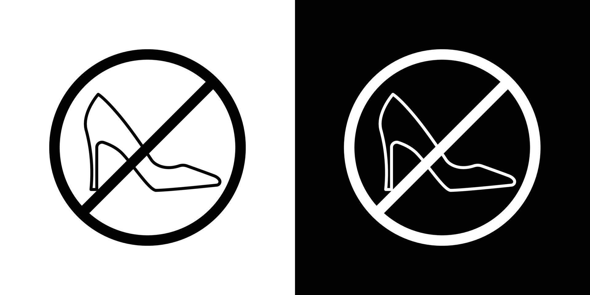 No high heels sign 42120658 Vector Art at Vecteezy No high heels sign 42120658 Vector Art at Vecteezy