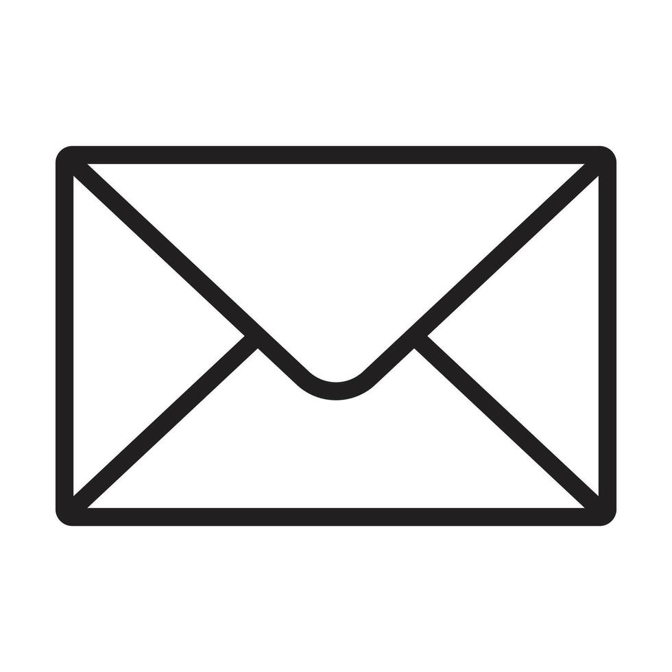 icon mail, message, inbox envelope flat style icon isolated on white background 42125216 Vector ...