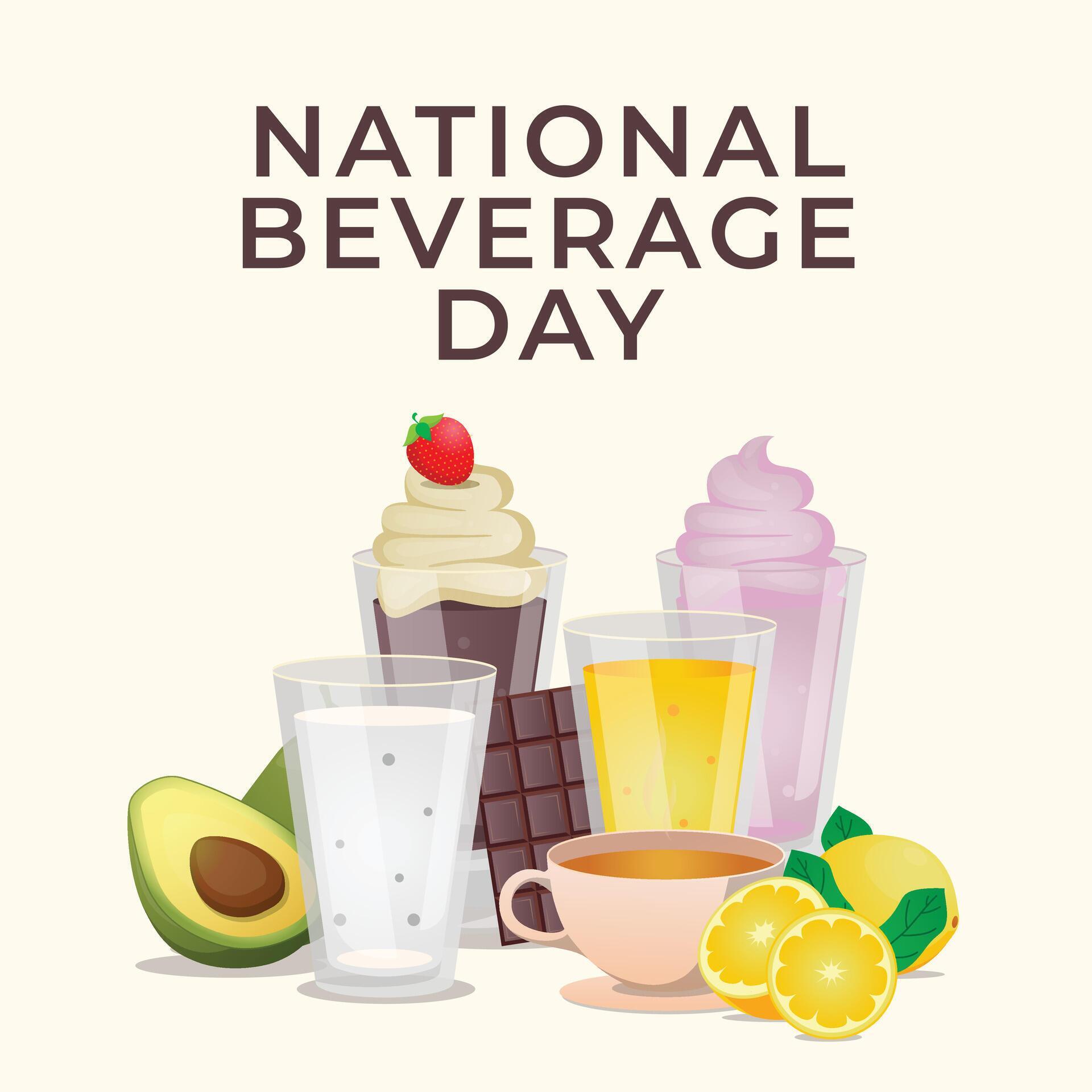 National Beverage Day design template good for celebration usage ...