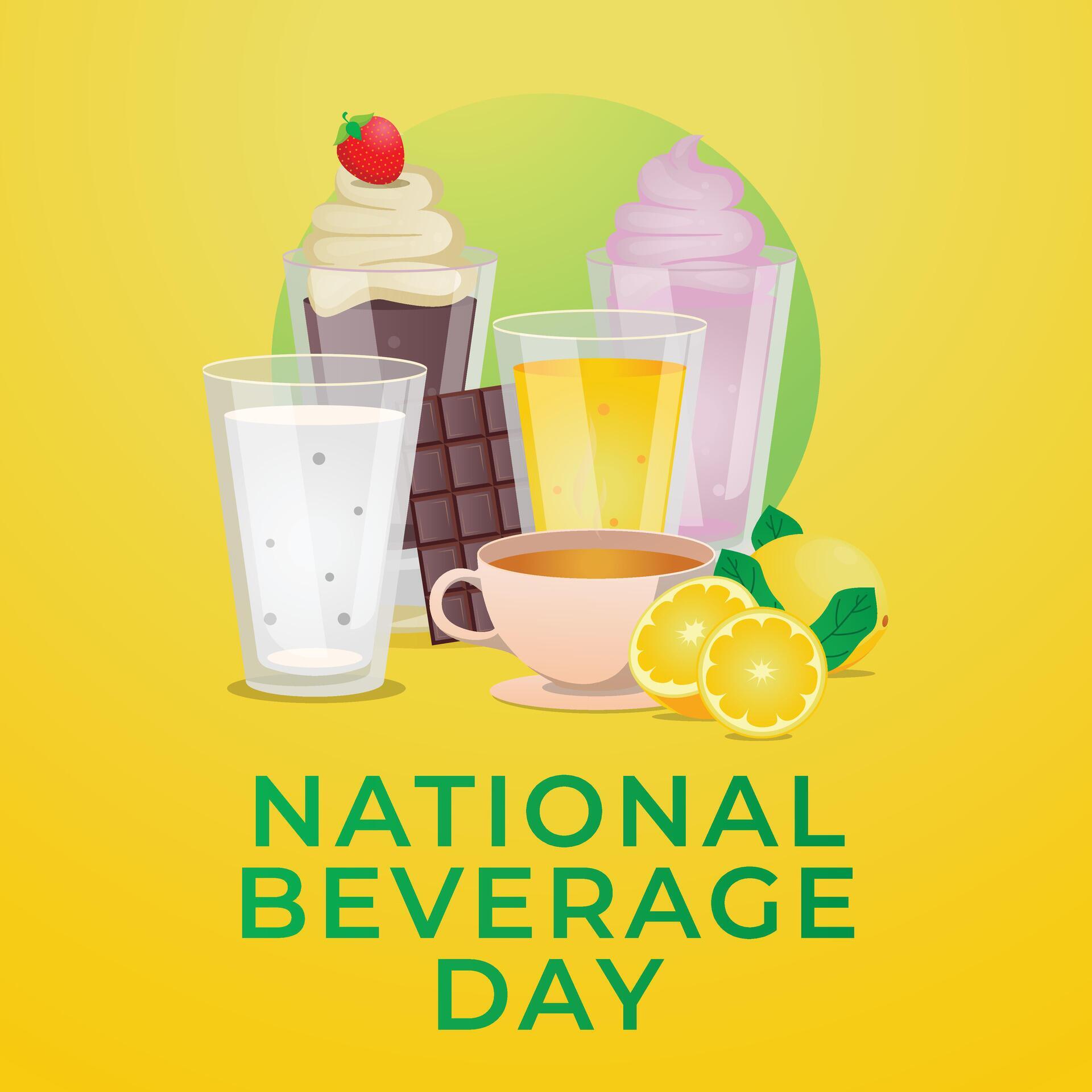 National Beverage Day design template good for celebration usage ...