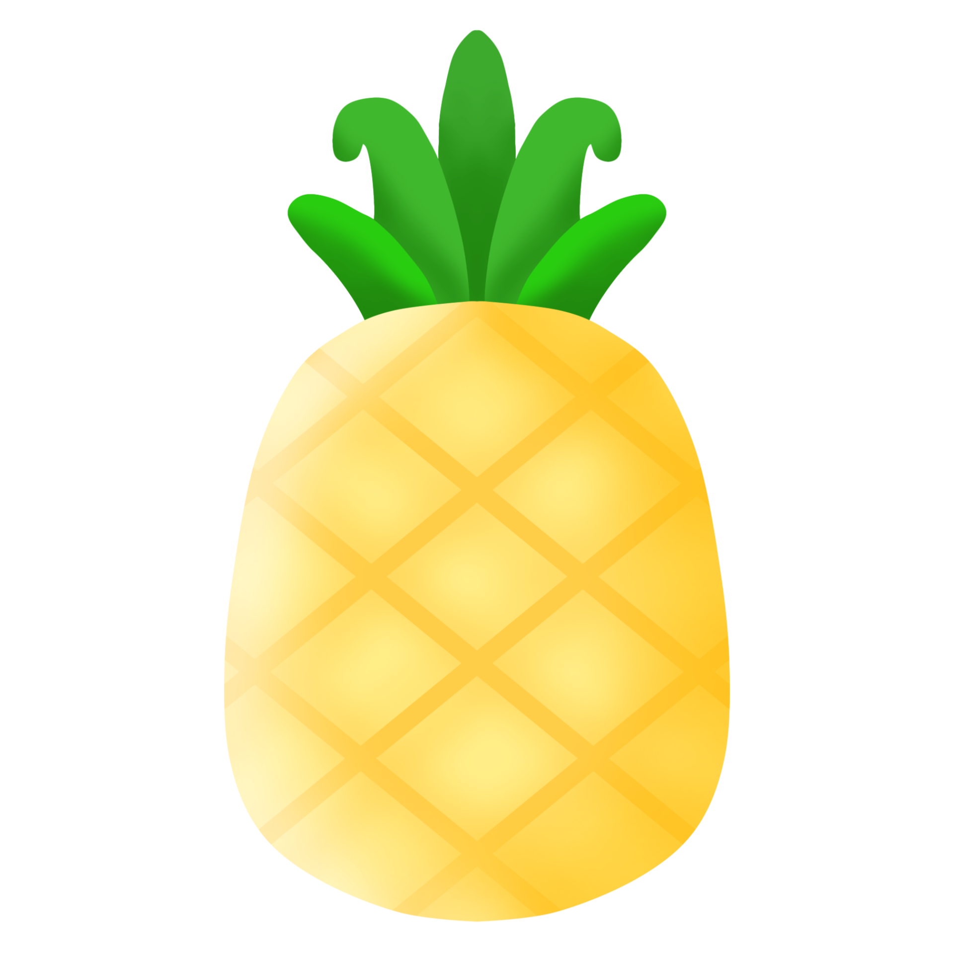 Pineapple Cartoon Illustration Pineapple Clipart Pineapple Clipart Pineapple Clipart