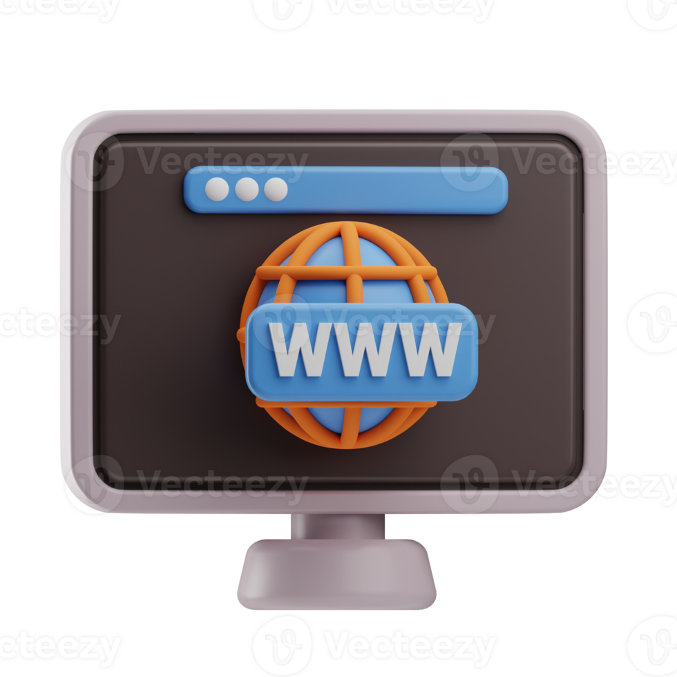 Object Computer Programming Web Browser 3d Illustration 42127077 Png