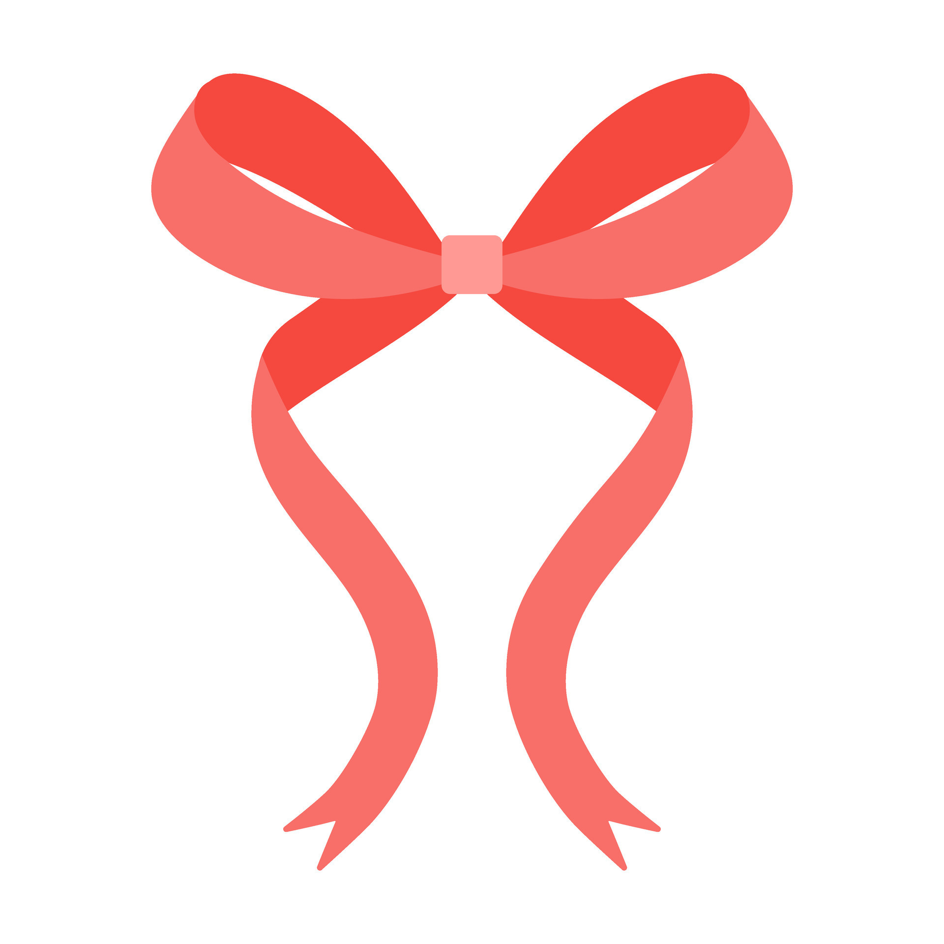 red ribbon with bow 42147729 Vector Art at Vecteezy