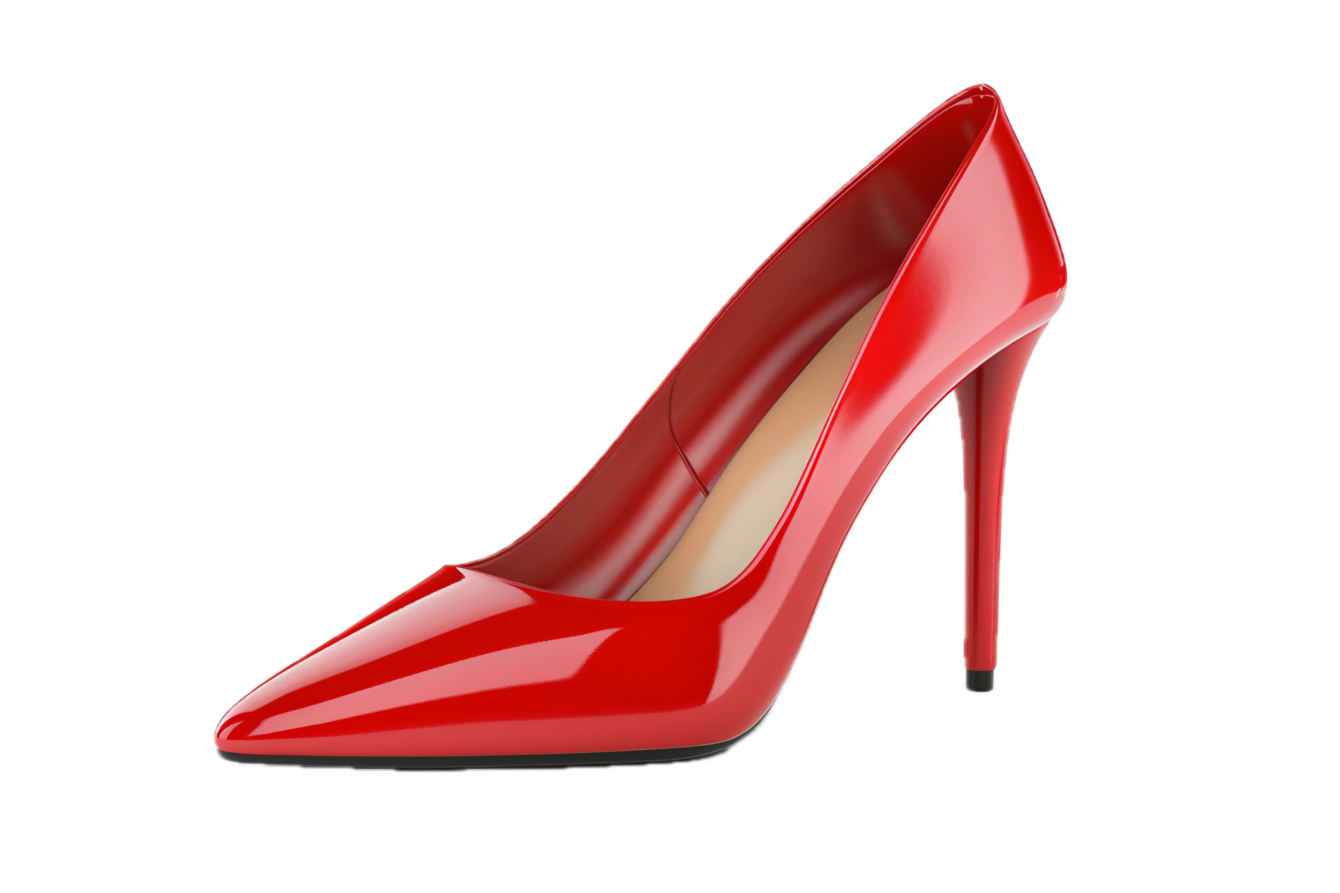 Ai Generated Elegant Red High Heel Shoe Png 42148174 Png