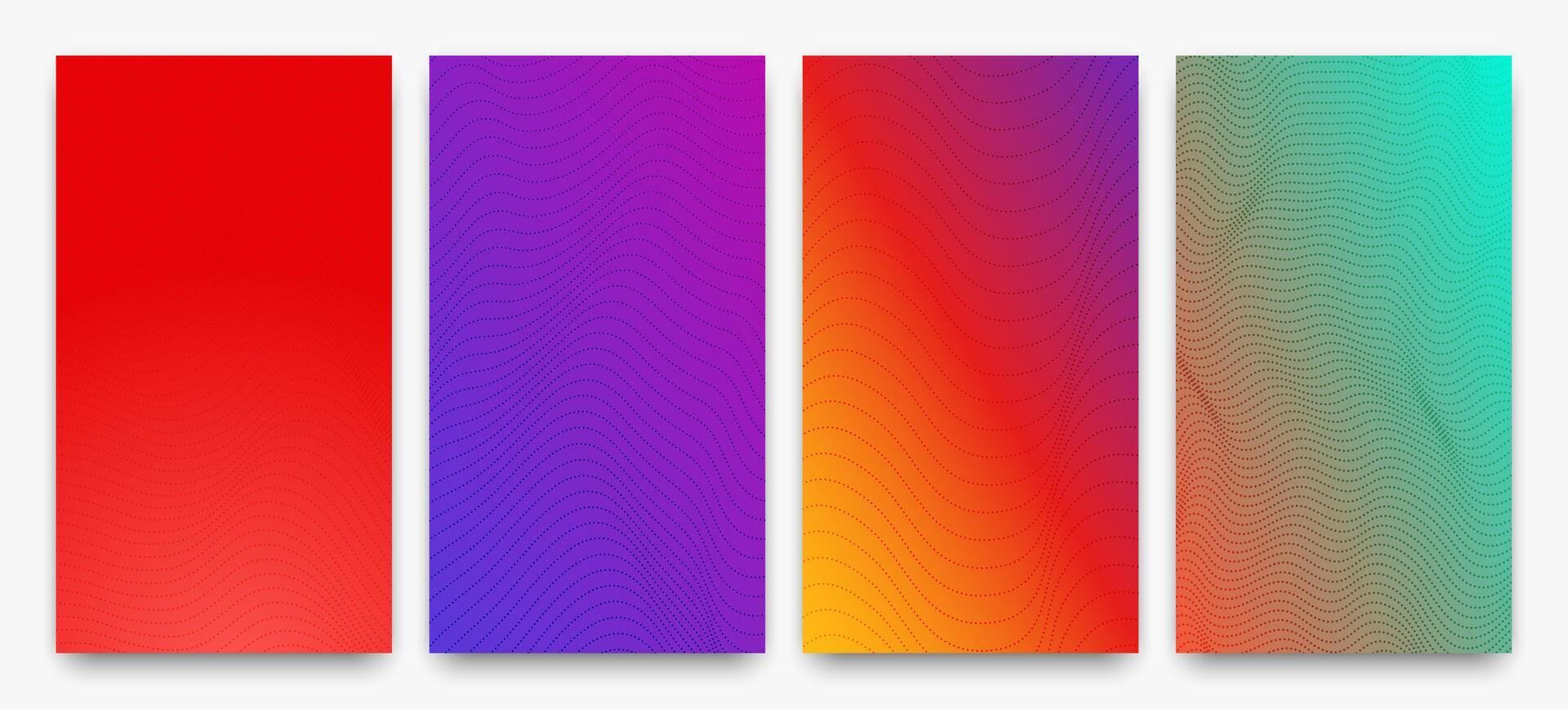 Set Of Halftone Gradient Backgrounds With Dots 42151524 Vector Art At Vecteezy