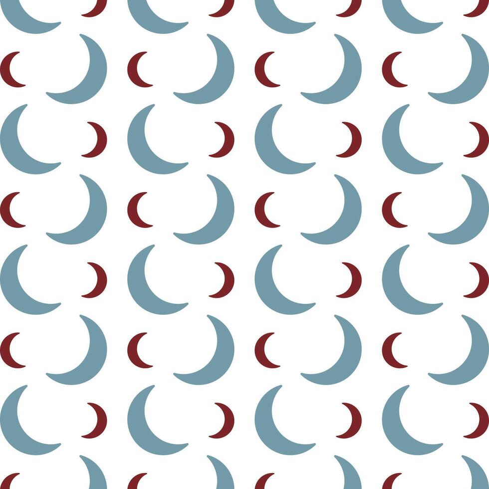 Moonlight superb trendy multicolor repeating pattern vector ...