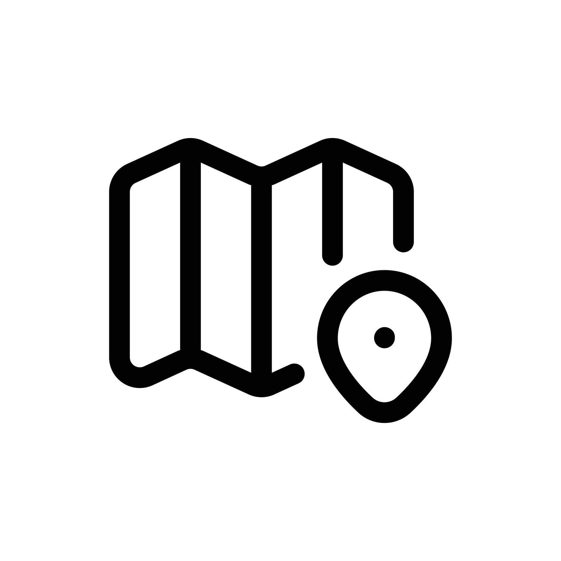 Maps Icon In Trendy Outline Style Isolated On White Background Maps Silhouette Symbol For Your