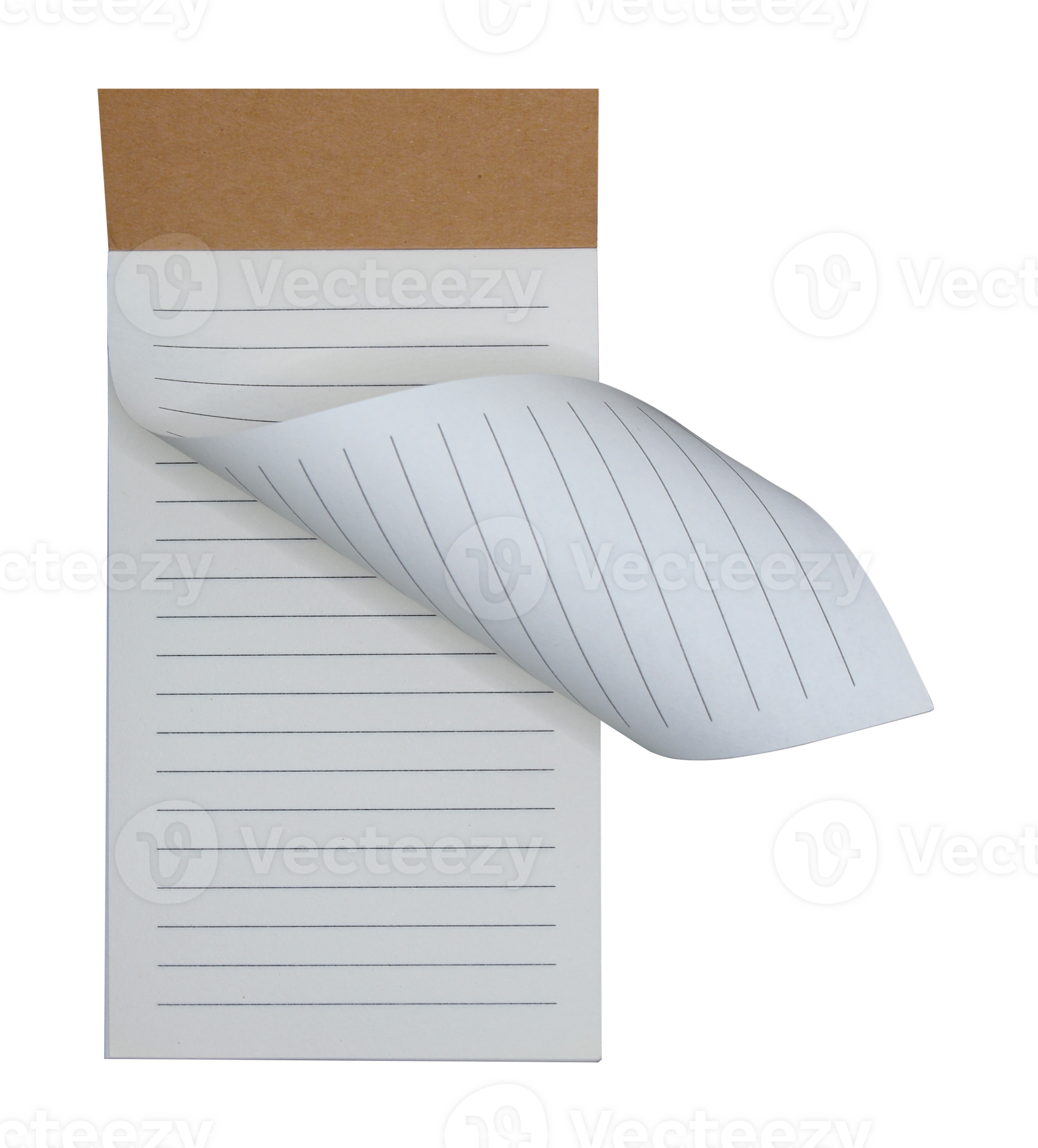 Rolled paper notebooks for office work on transparent background png ...