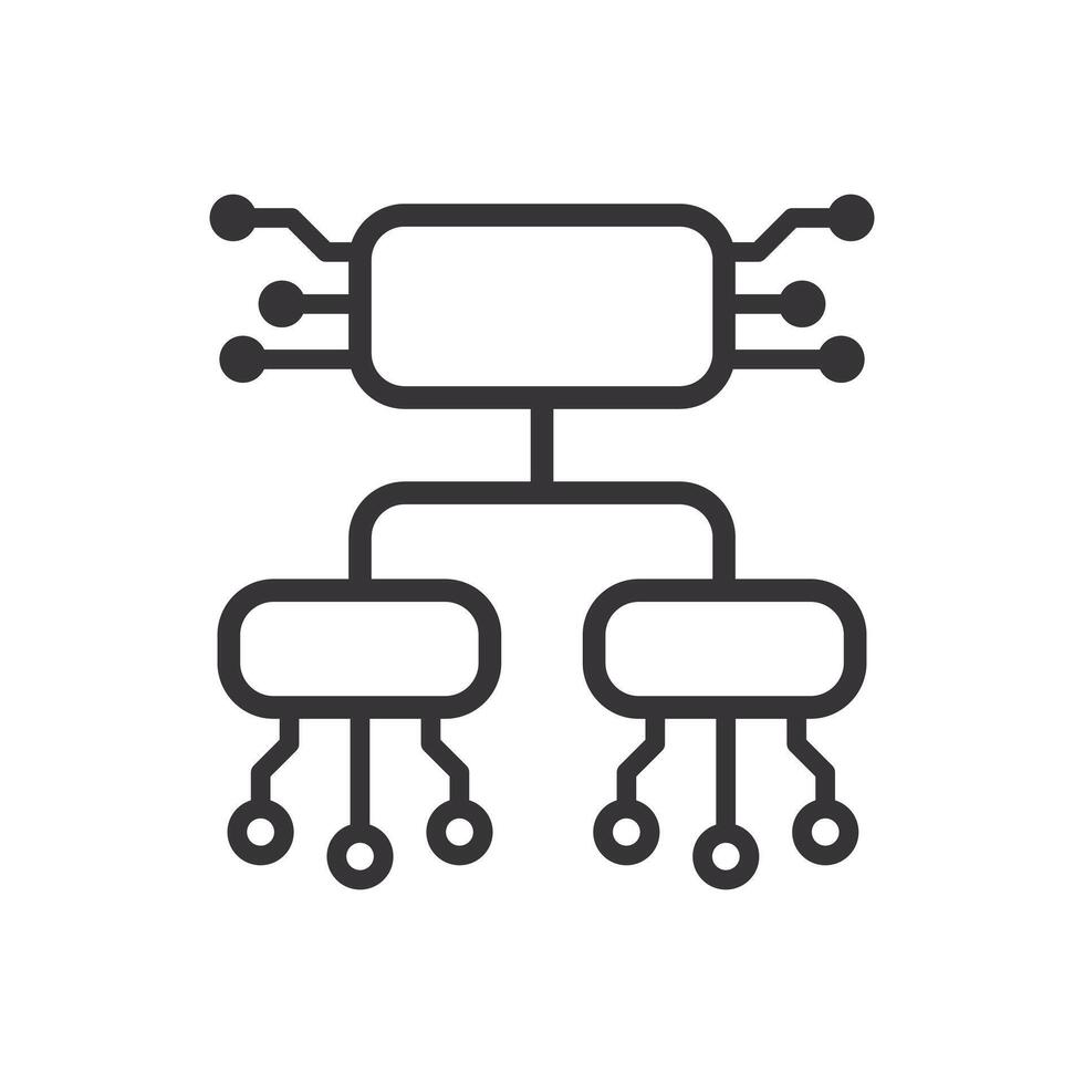 Talk AI Automation line icon 42159525 Vector Art at Vecteezy