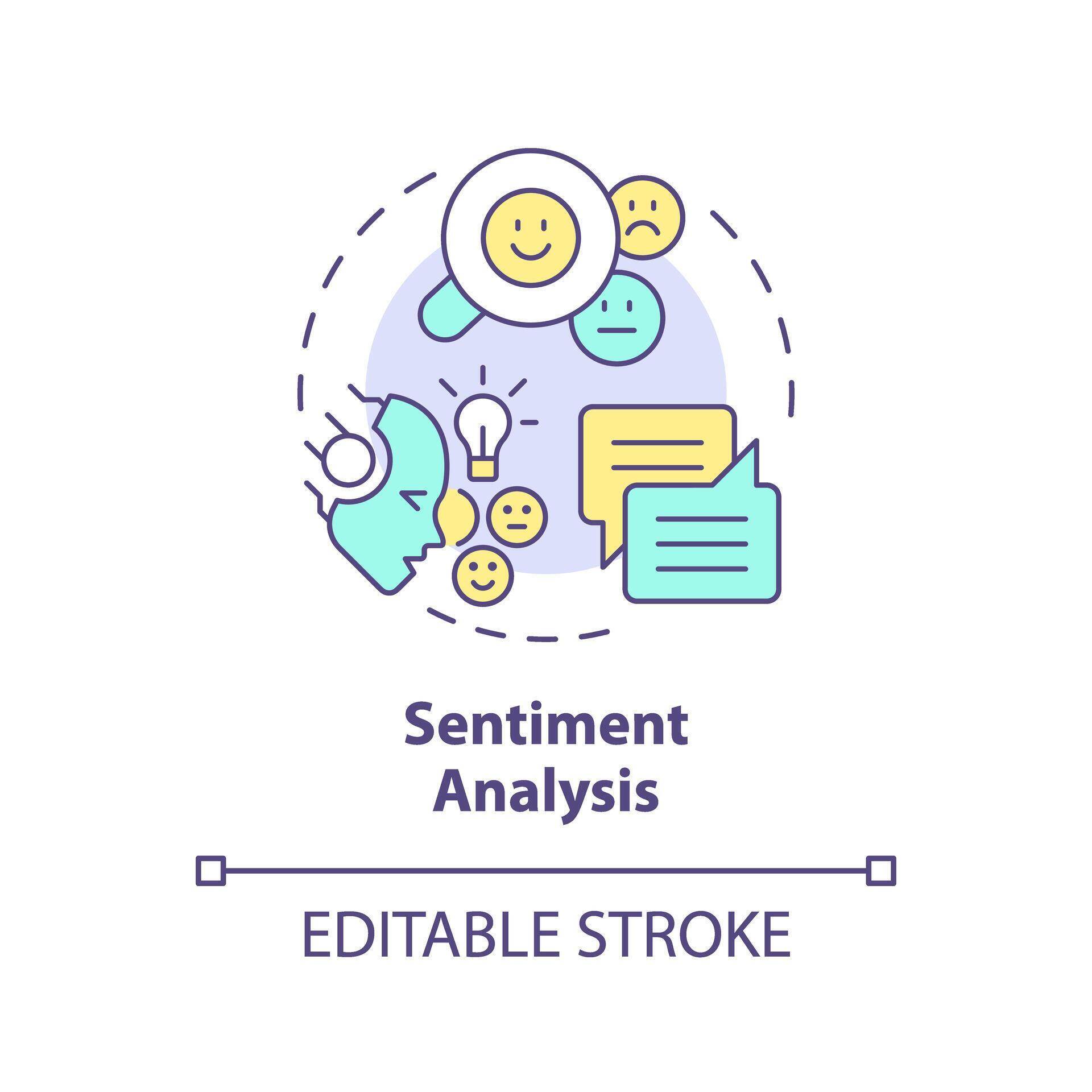 Sentiment Analysis Multi Color Concept Icon Natural Language Processing Computational