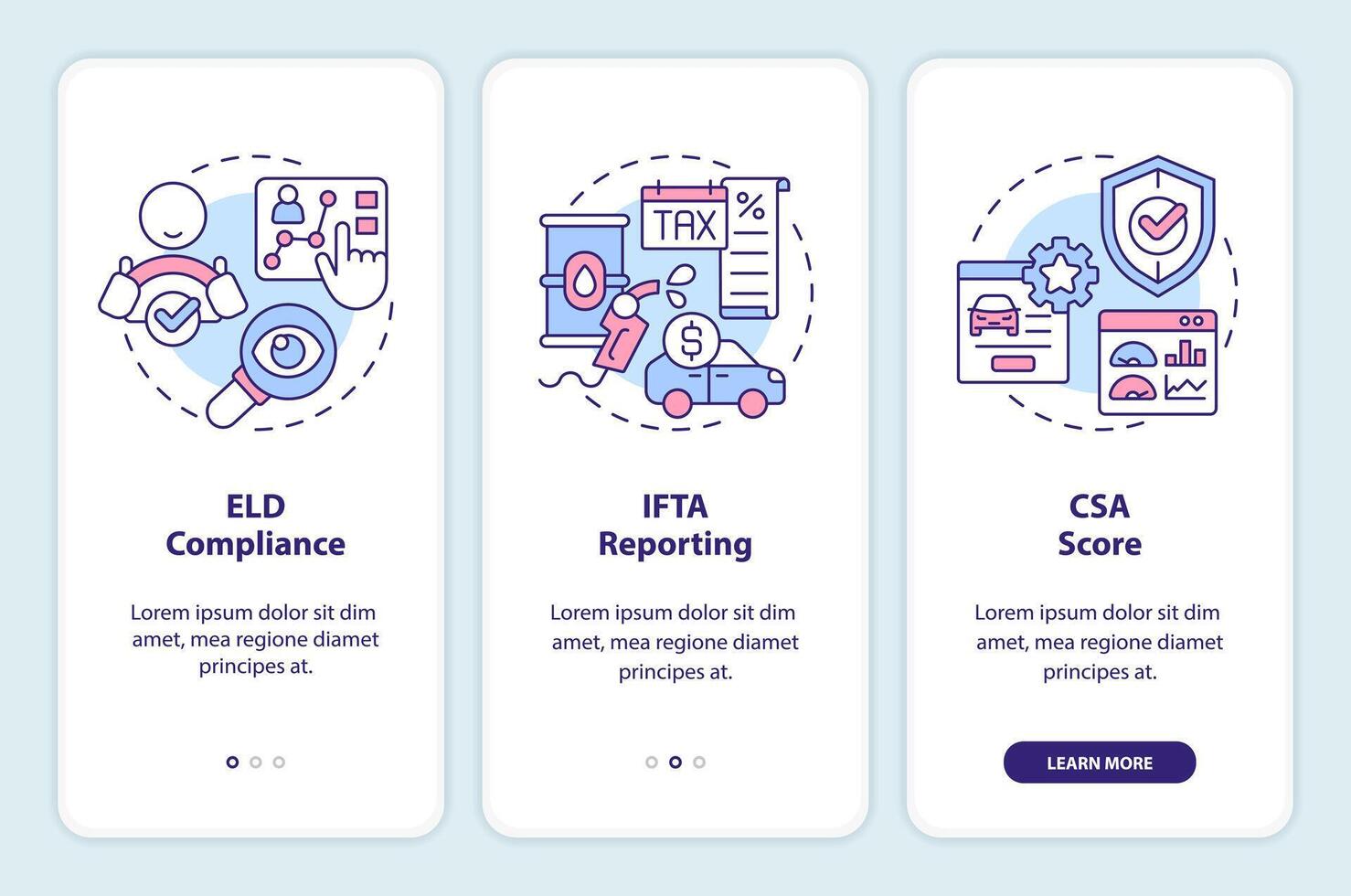 Operational efficiency metrics onboarding mobile app screen ... Operational efficiency metrics onboarding mobile app screen ...