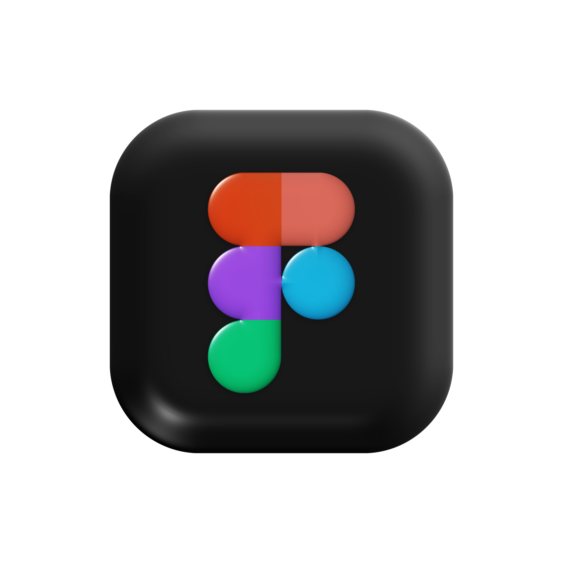 Figma 3d logo black background 42165847 PNG