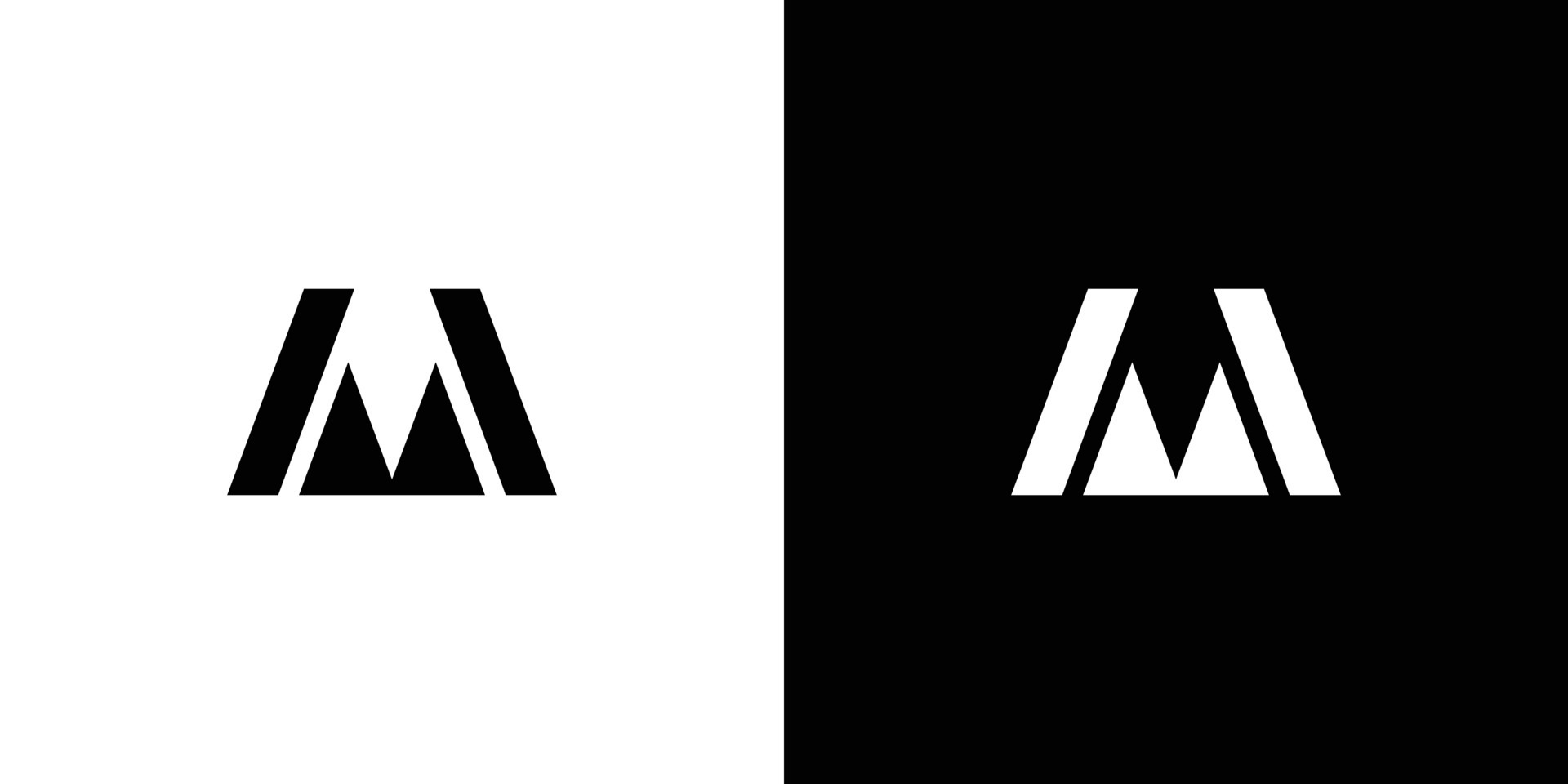 Modern and Bold letter M initials logo design 42166083 Vector Art at Vecteezy