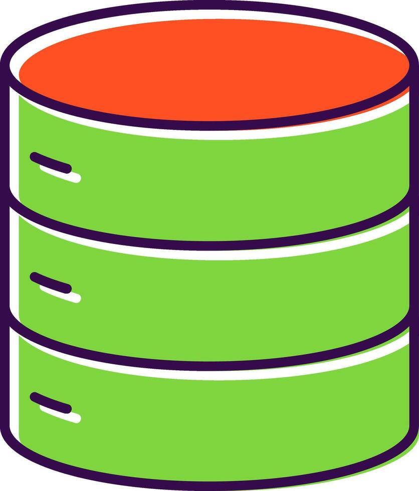 Database Filled Icon 42171733 Vector Art at Vecteezy