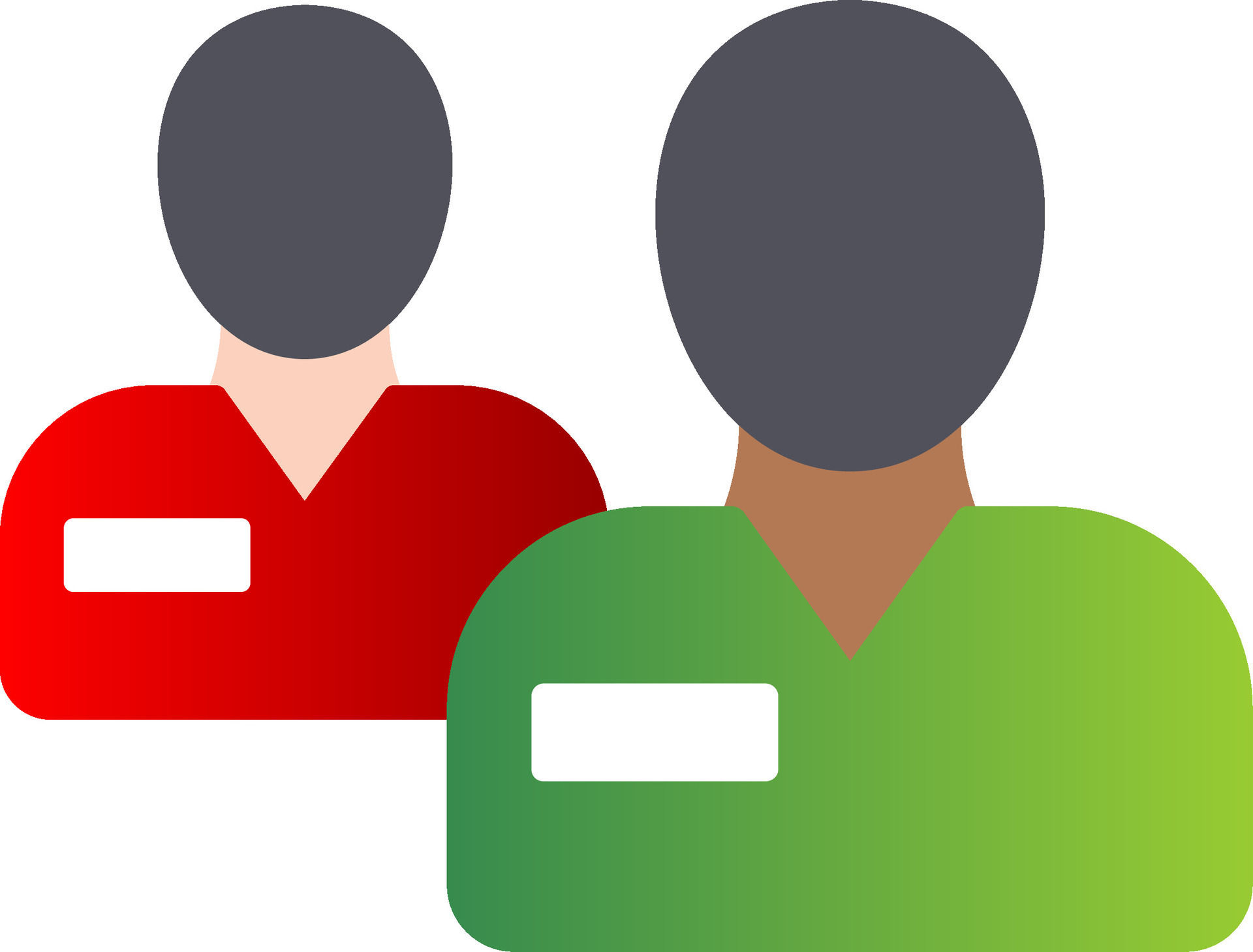 Friends Flat Gradient Icon 42172708 Vector Art at Vecteezy