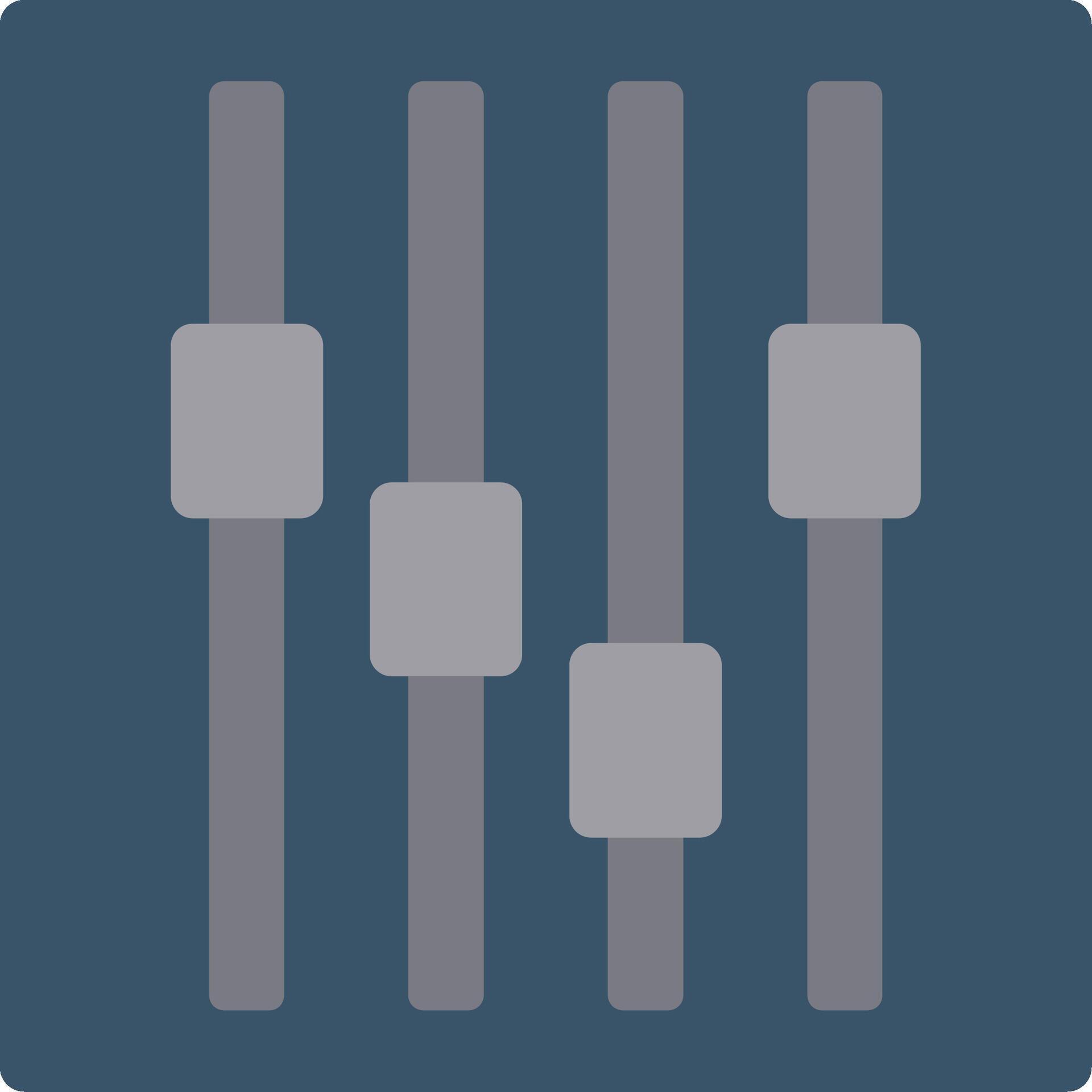 Faders Flat Gradient Icon 42172820 Vector Art at Vecteezy