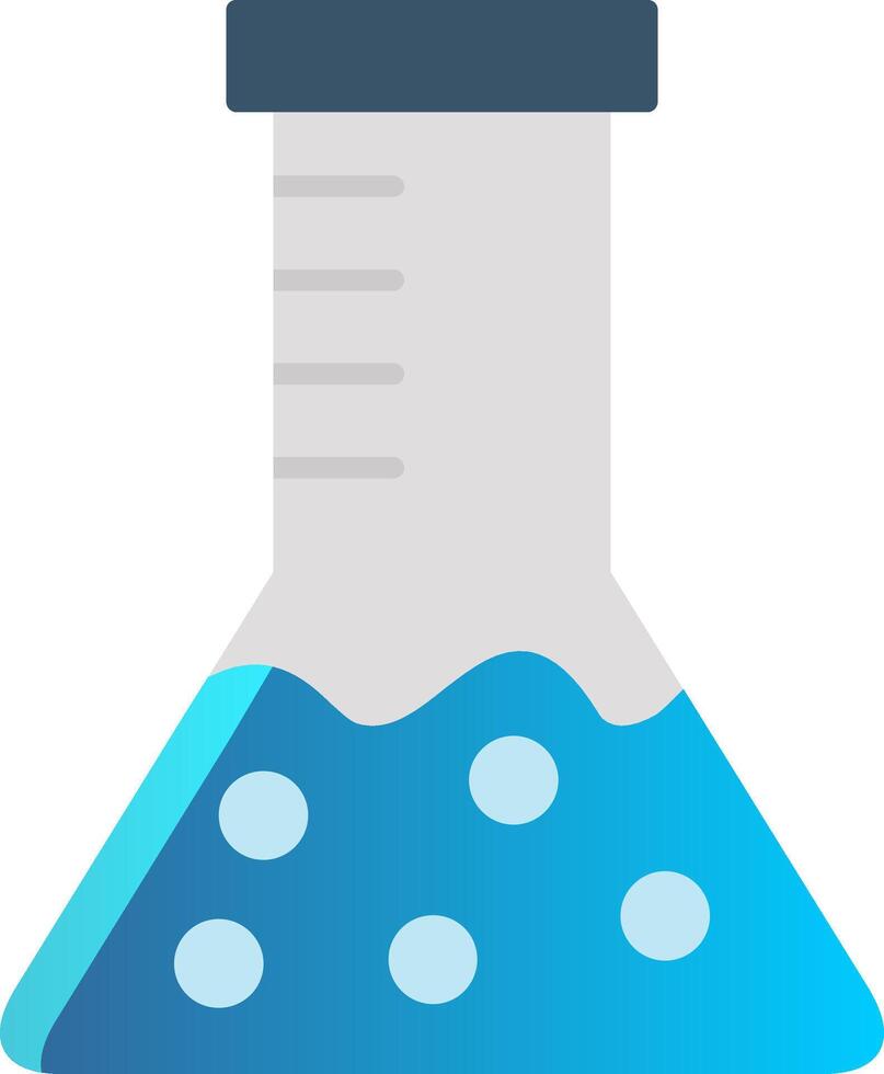 Beaker Flat Gradient Icon 42175892 Vector Art at Vecteezy