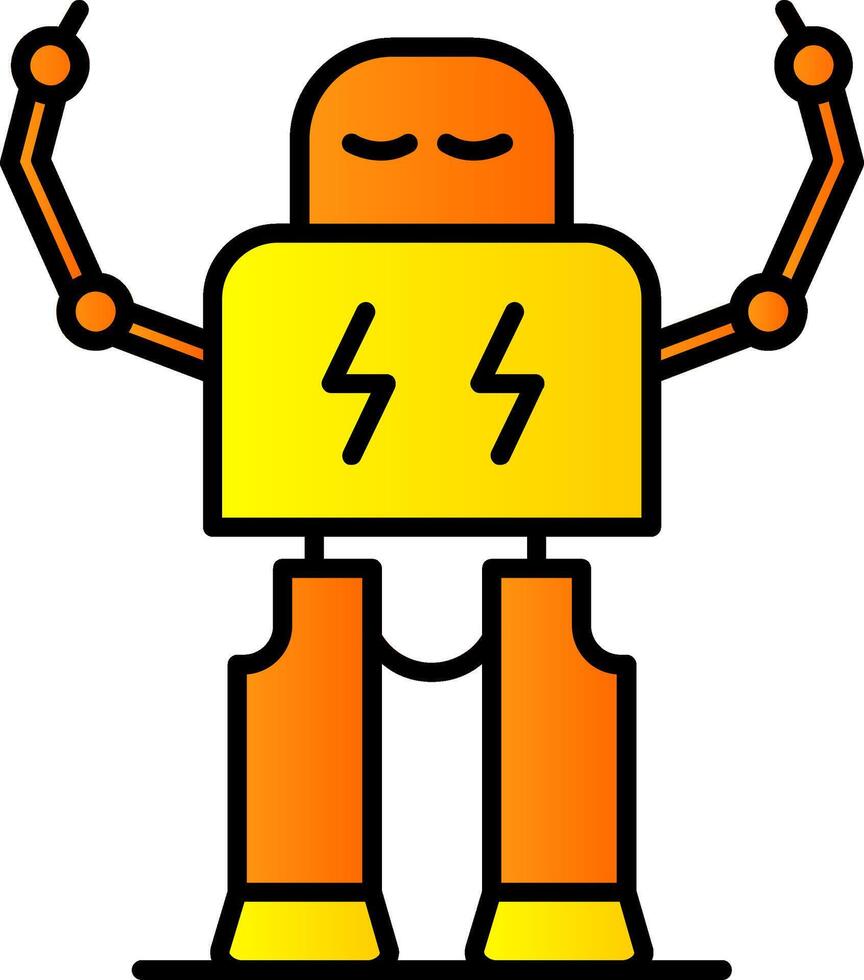 Robotics Line Filled Gradient Icon 42177993 Vector Art At Vecteezy