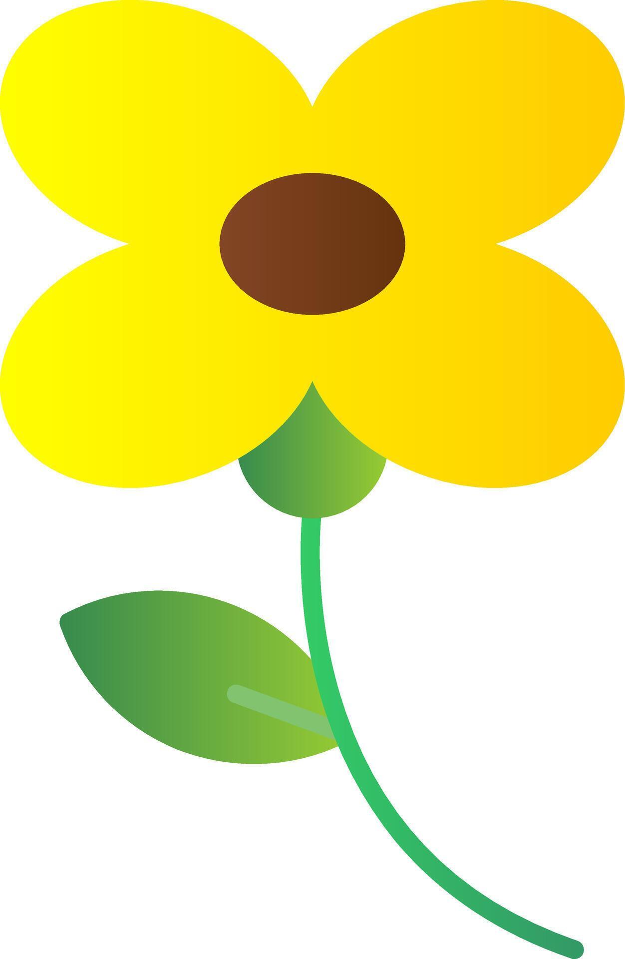 Safflower Flat Gradient Icon 42178032 Vector Art at Vecteezy