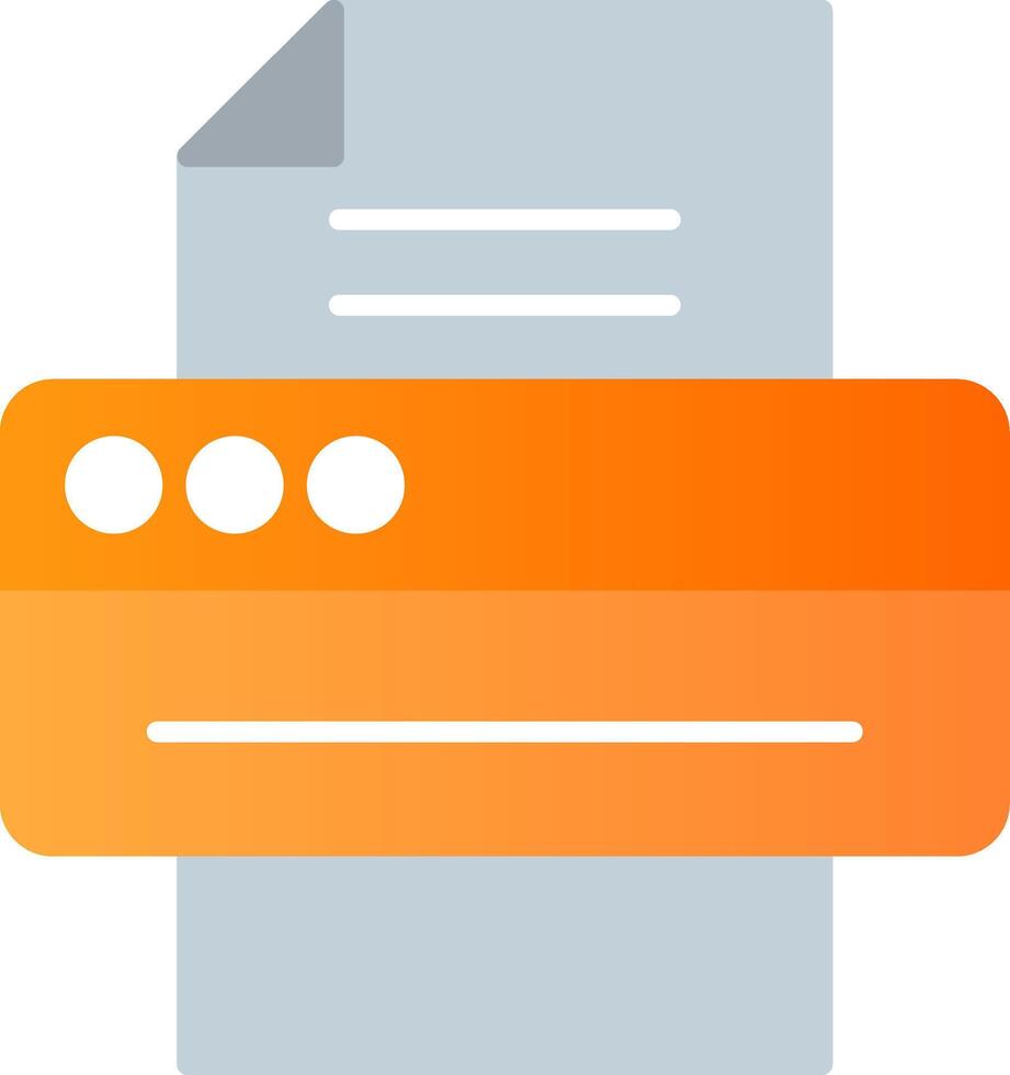 Printer Flat Gradient Icon 42178323 Vector Art at Vecteezy