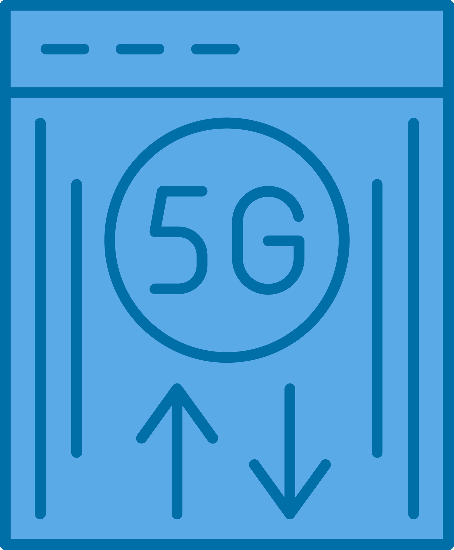 Bandwidth Filled Blue Icon 42178911 Vector Art At Vecteezy