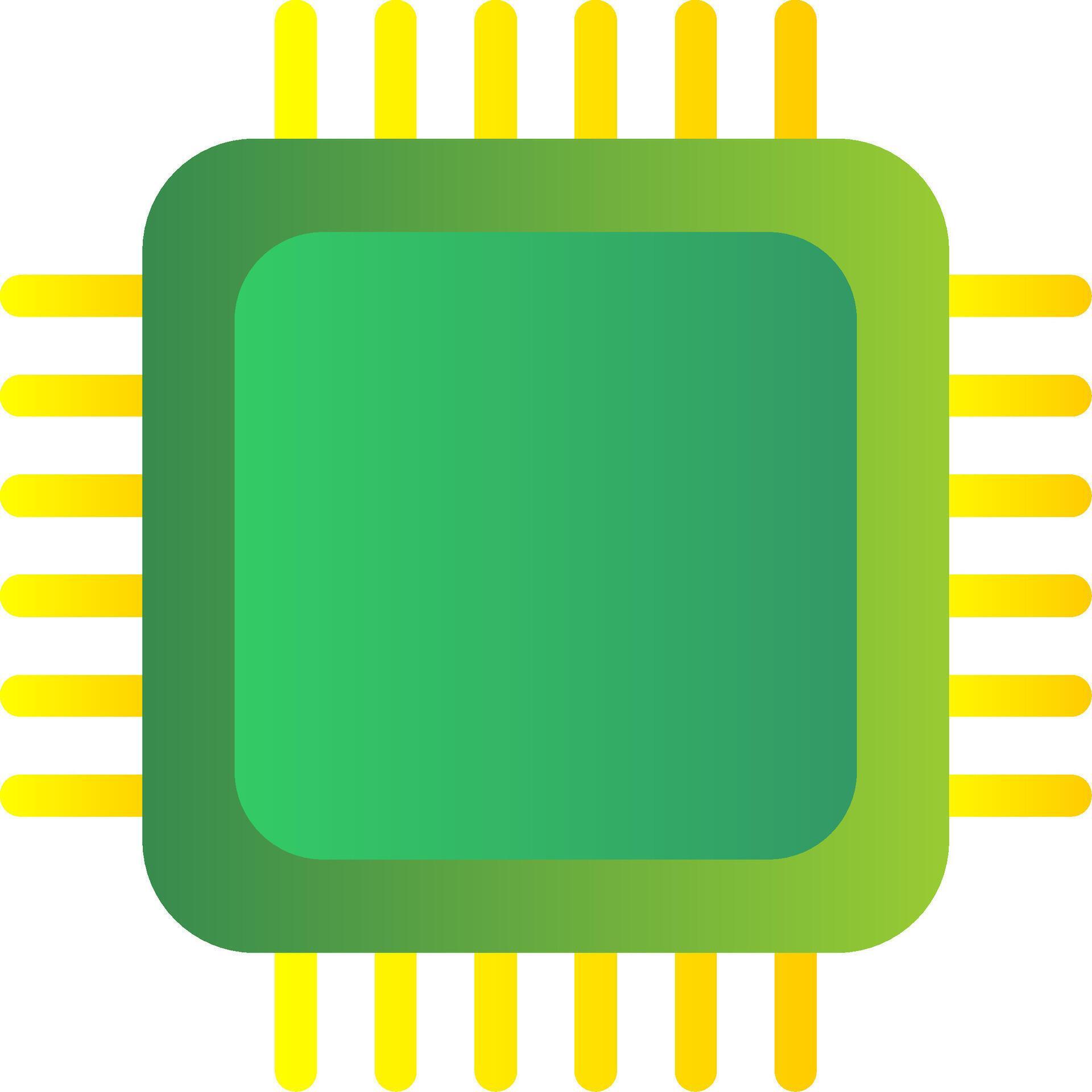 CPU Flat Gradient Icon 42183023 Vector Art at Vecteezy