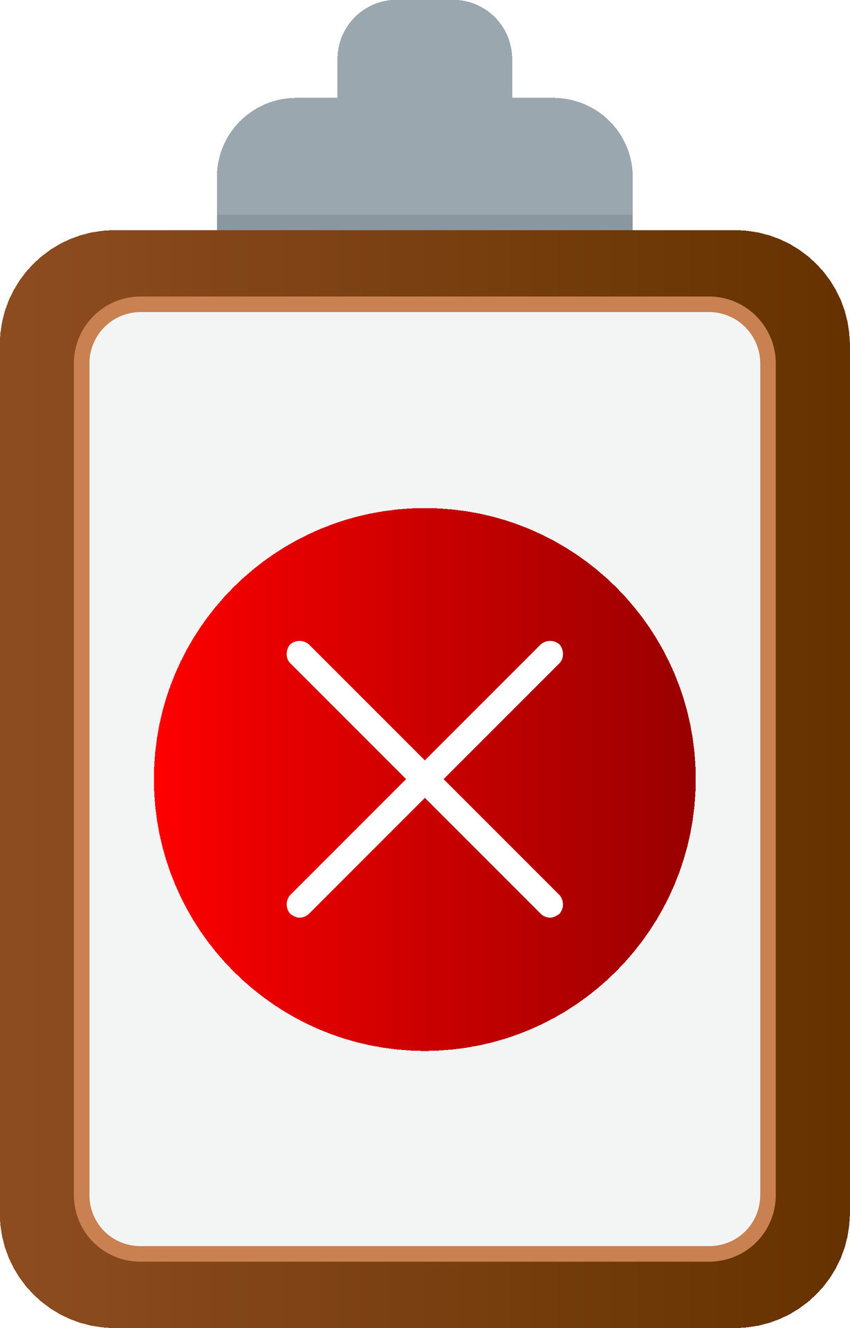 Wrong Flat Gradient Icon 42186142 Vector Art at Vecteezy