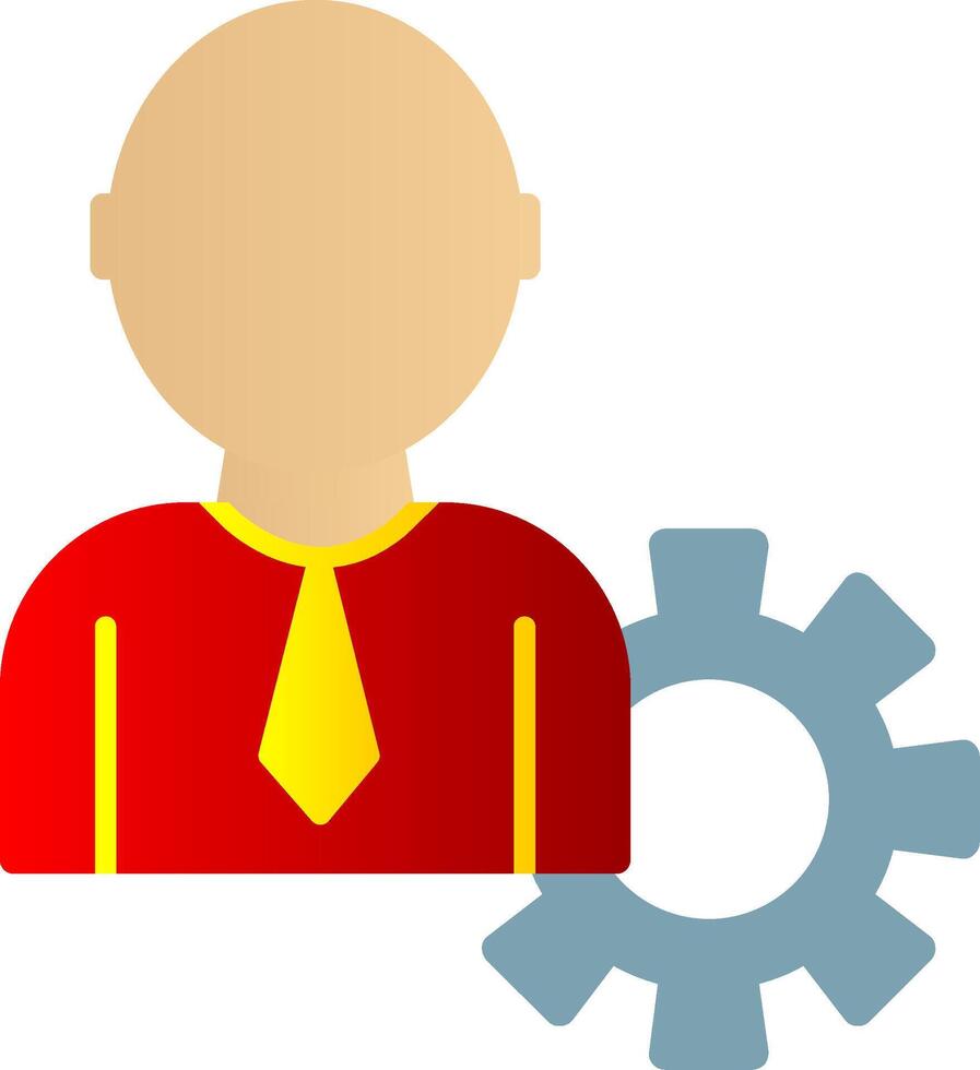 Administrator Flat Gradient Icon 42187173 Vector Art at Vecteezy