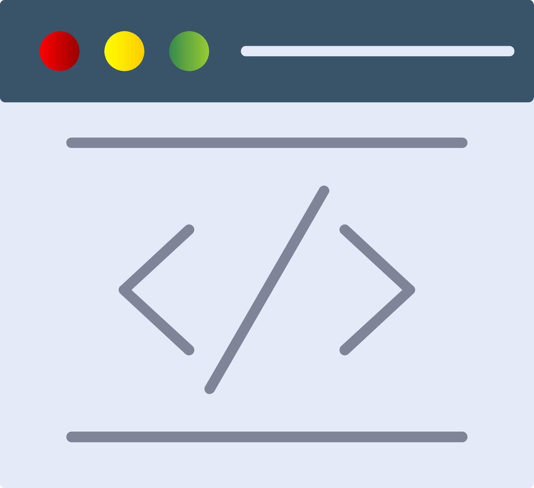 Coding Flat Gradient Icon 42187981 Vector Art at Vecteezy