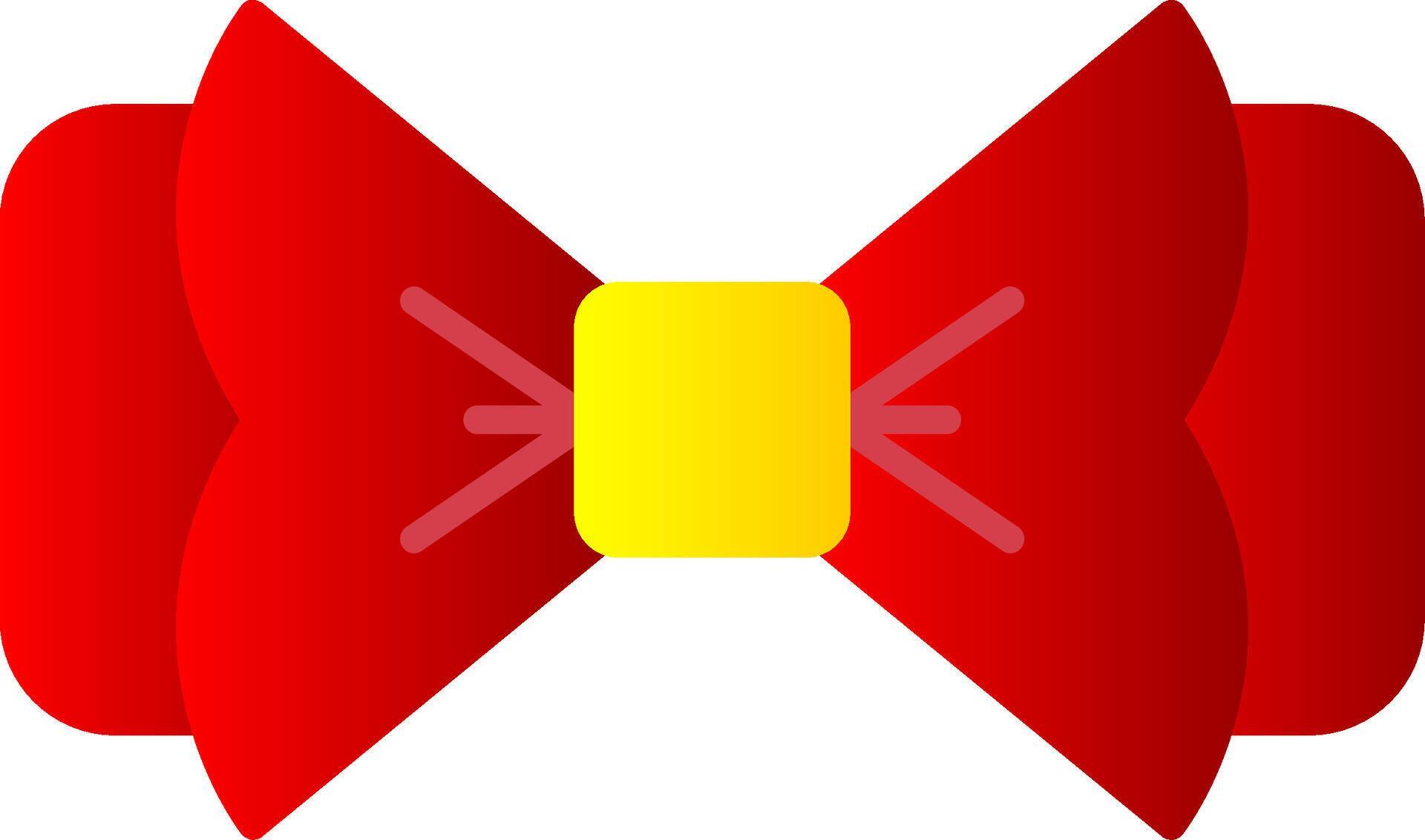 Bow Tie Flat Gradient Icon 42188062 Vector Art at Vecteezy