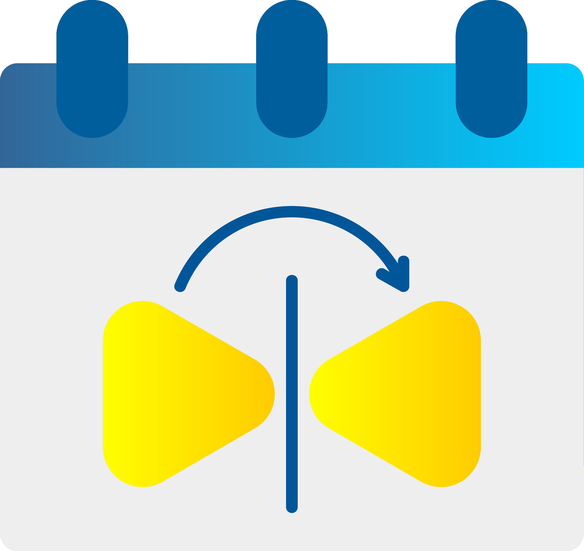 Flip Flat Gradient Icon 42188200 Vector Art at Vecteezy