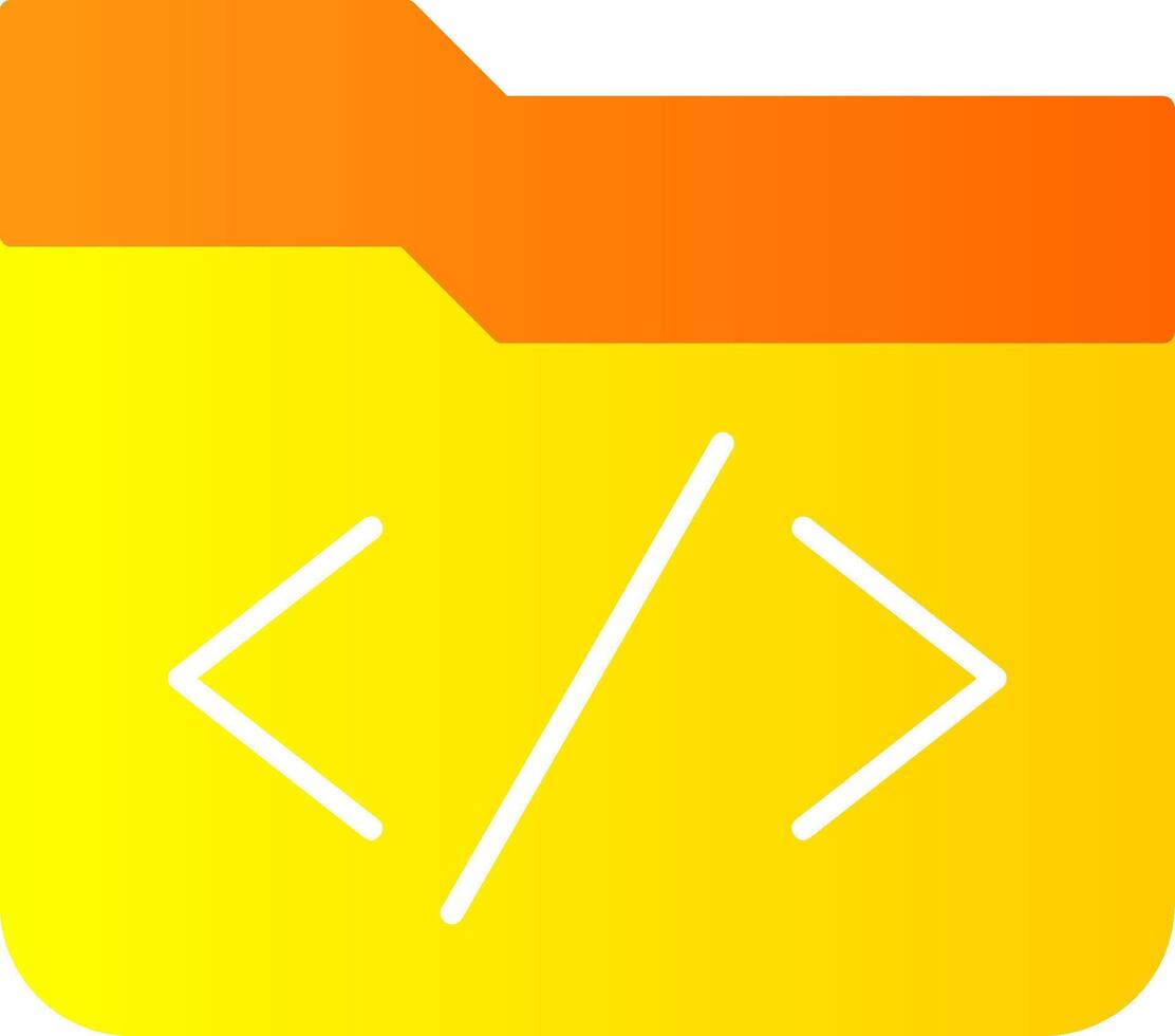 Coding Flat Gradient Icon 42189058 Vector Art at Vecteezy