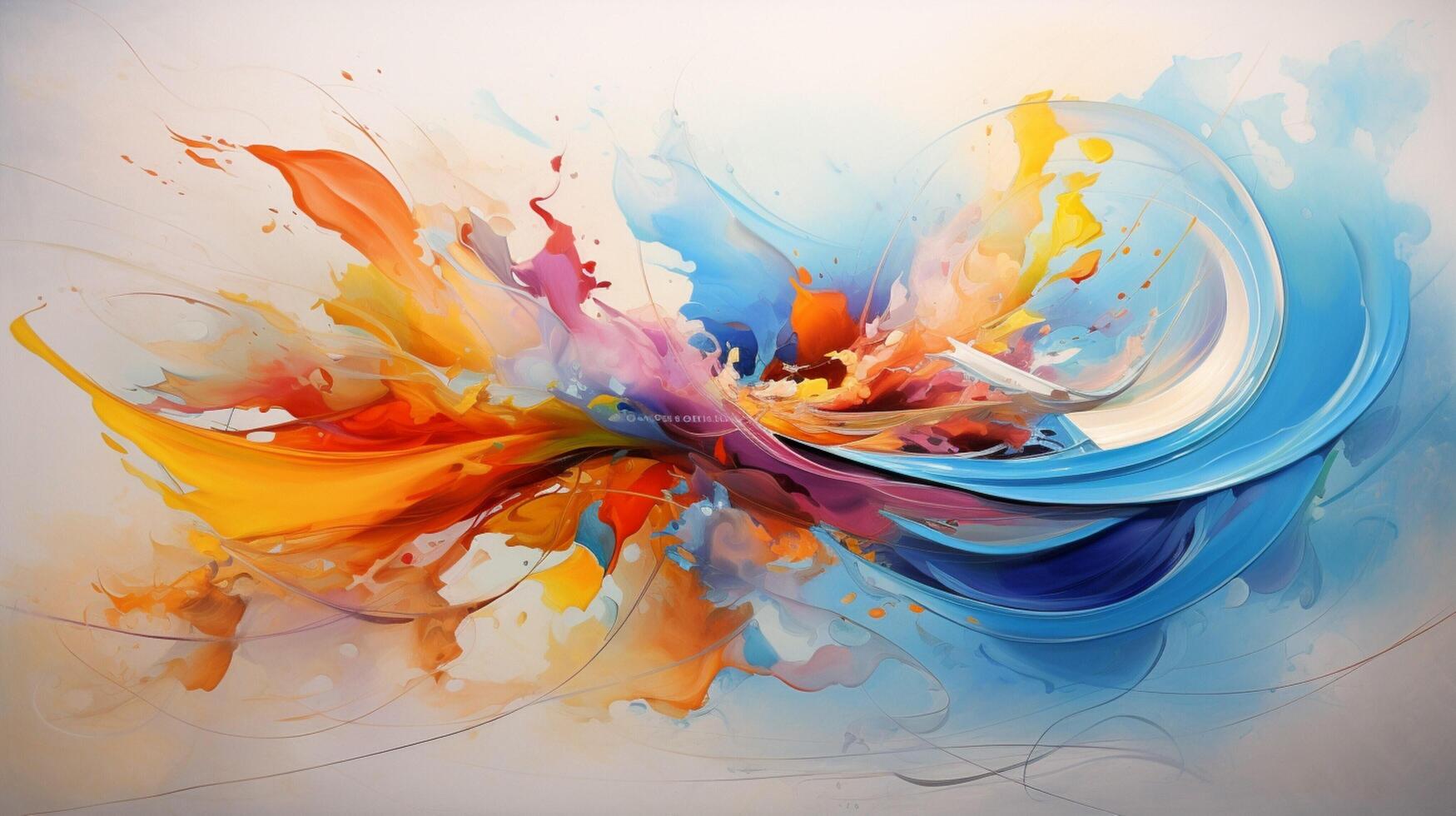 AI generated Oil Painting Modern Art Background 42193510 Stock Photo at ...