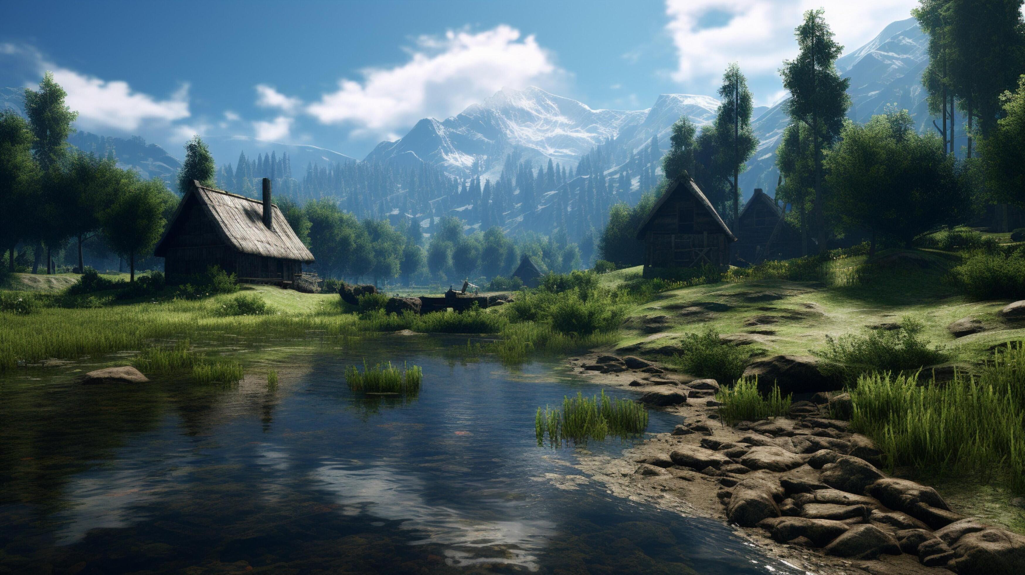 AI generated Simulation game background 42197202 Stock Photo at Vecteezy