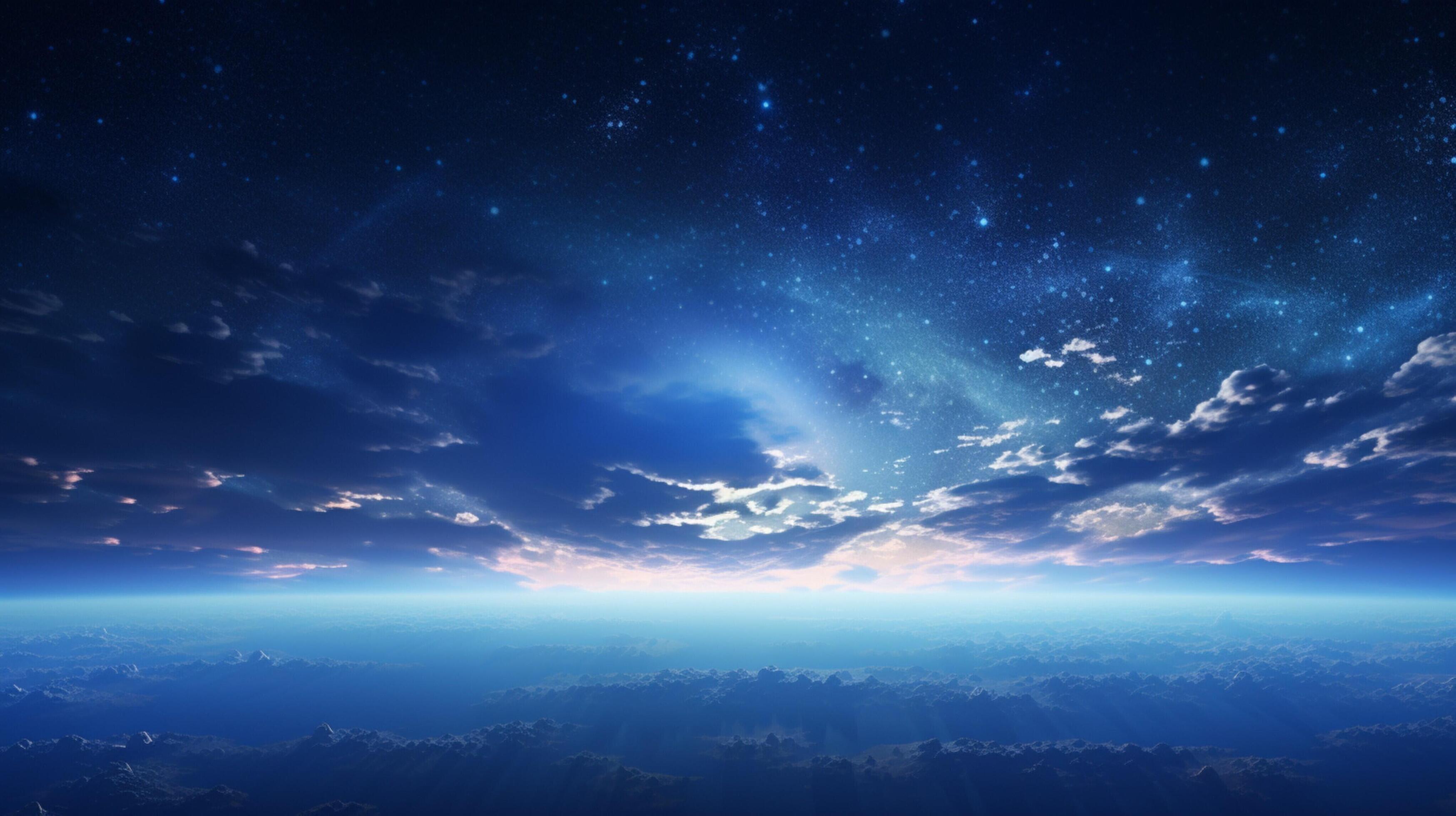 AI generated Sky with Earth Background 42197360 Stock Photo at Vecteezy