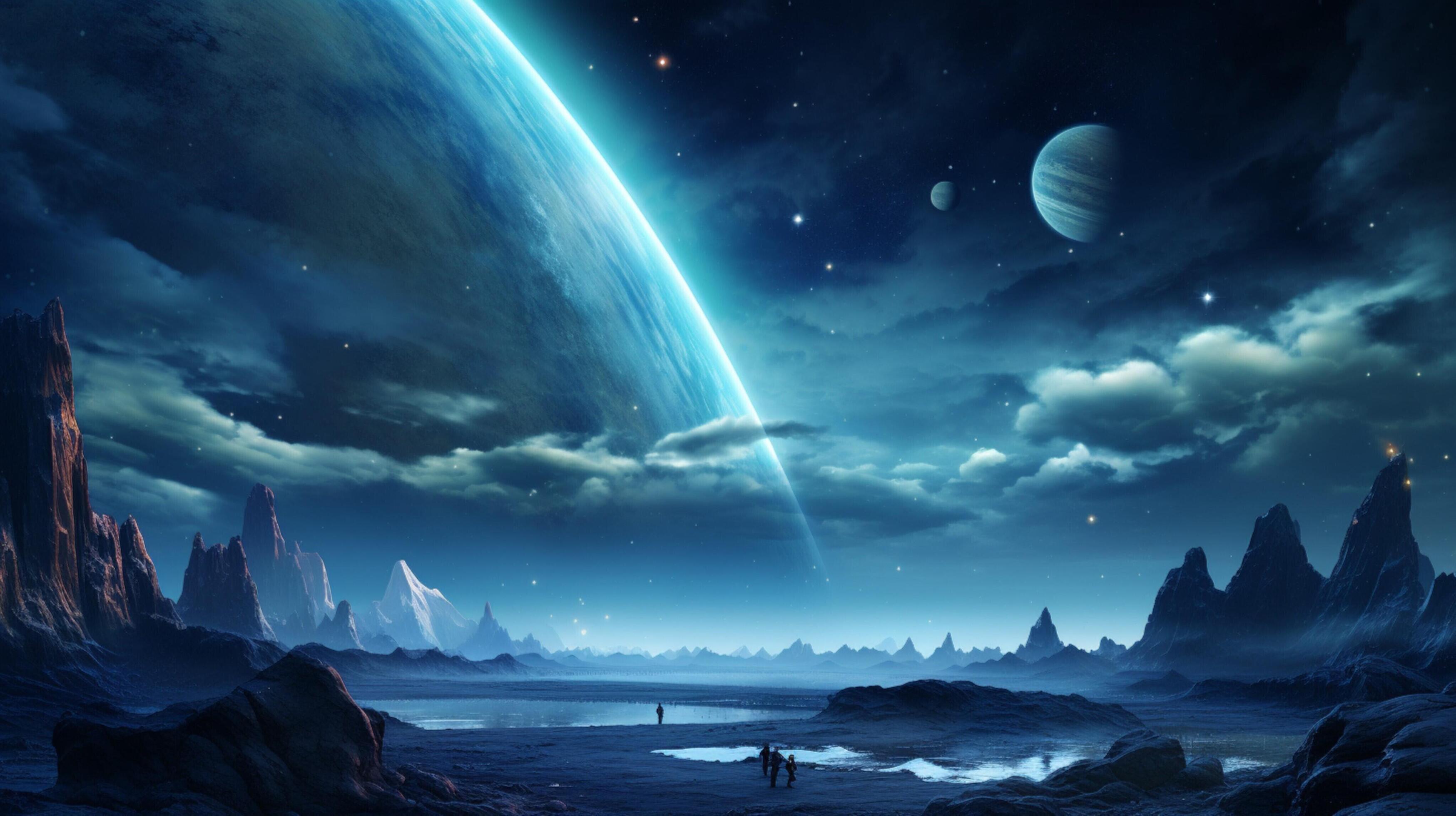 AI generated Sky with Jupiter Background 42197387 Stock Photo at Vecteezy