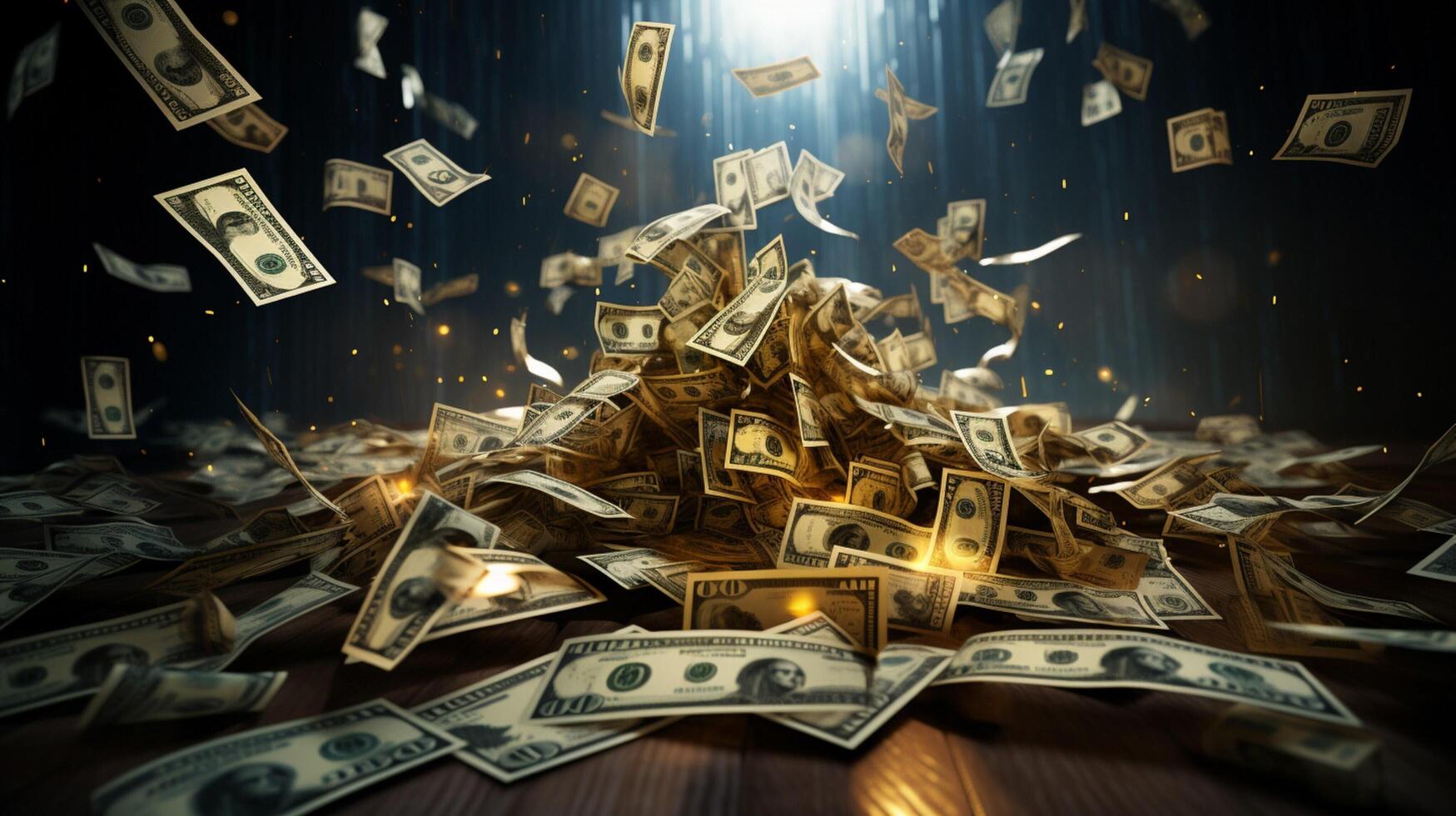 AI generated money backgrounds 42197780 Stock Photo at Vecteezy