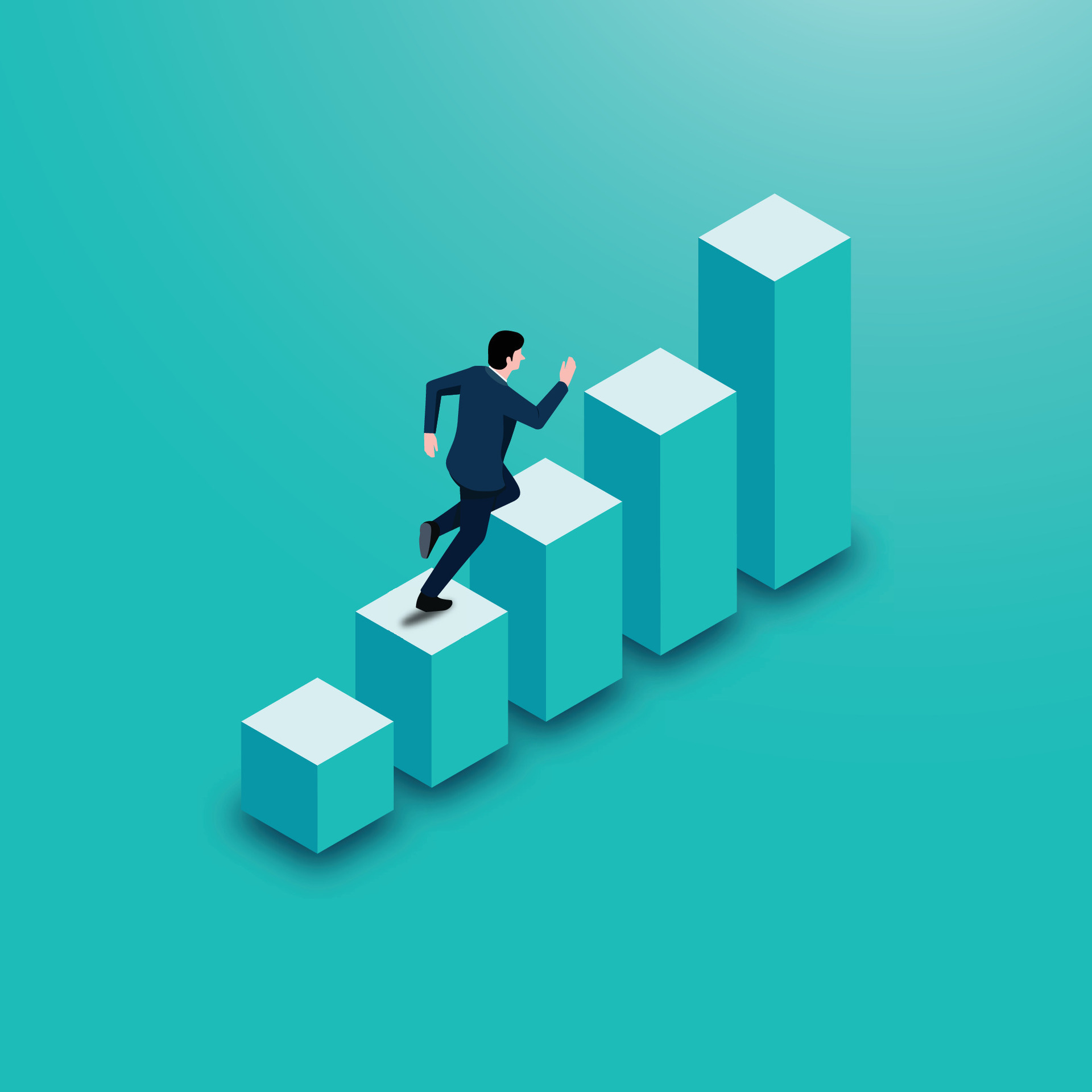 Leadership to reach business success. 42236585 Vector Art at Vecteezy