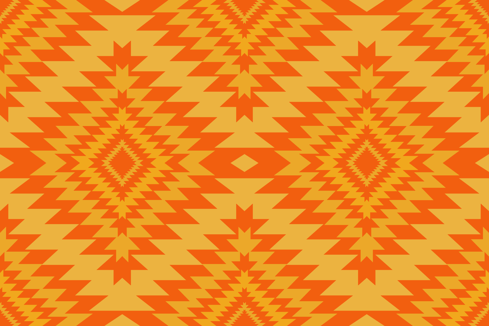 Southwestern Navajo patterns featuring triangles, zigzags, diamonds and stepped motifs ...