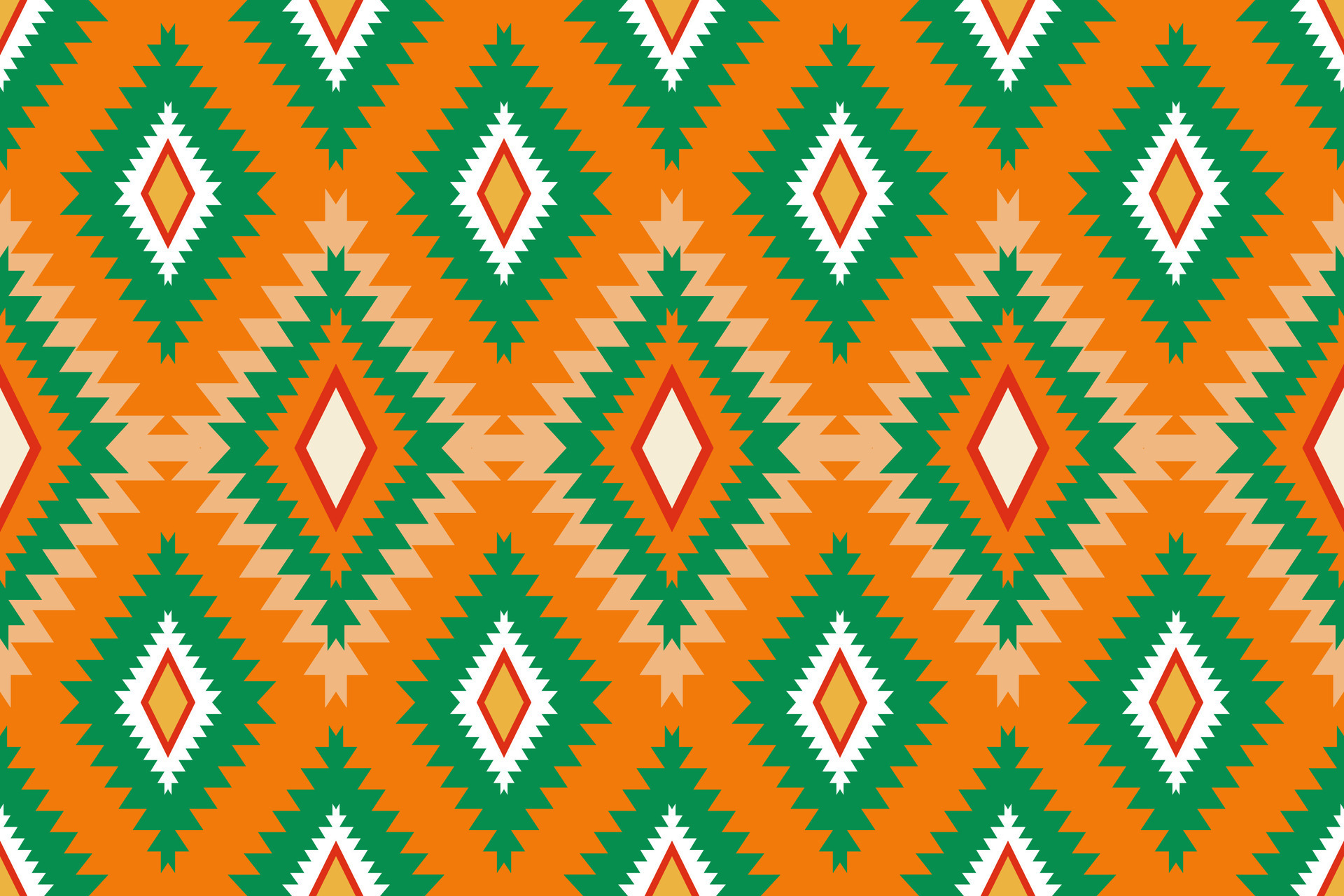 Southwestern Navajo patterns featuring triangles, zigzags, diamonds and ...