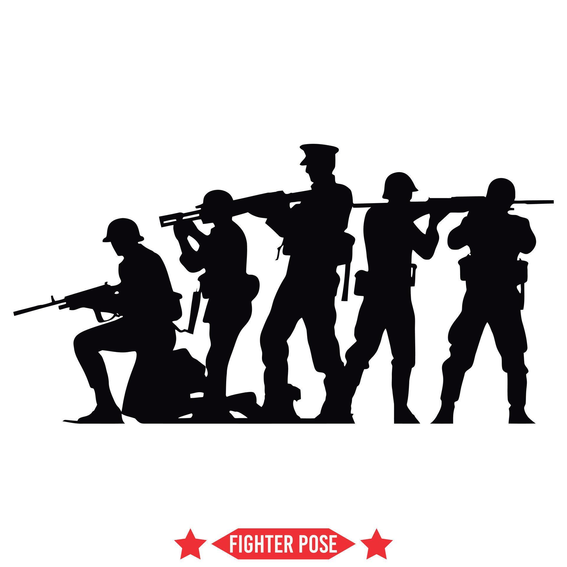 AI generated Dynamic Fighter Pose Silhouette Collection Ready to Use ... AI generated Dynamic Fighter Pose Silhouette Collection Ready to Use ...