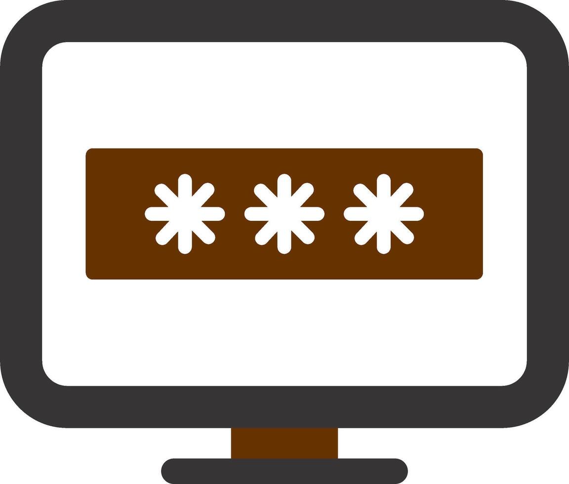 System Password Vector Icon 42253925 Vector Art At Vecteezy