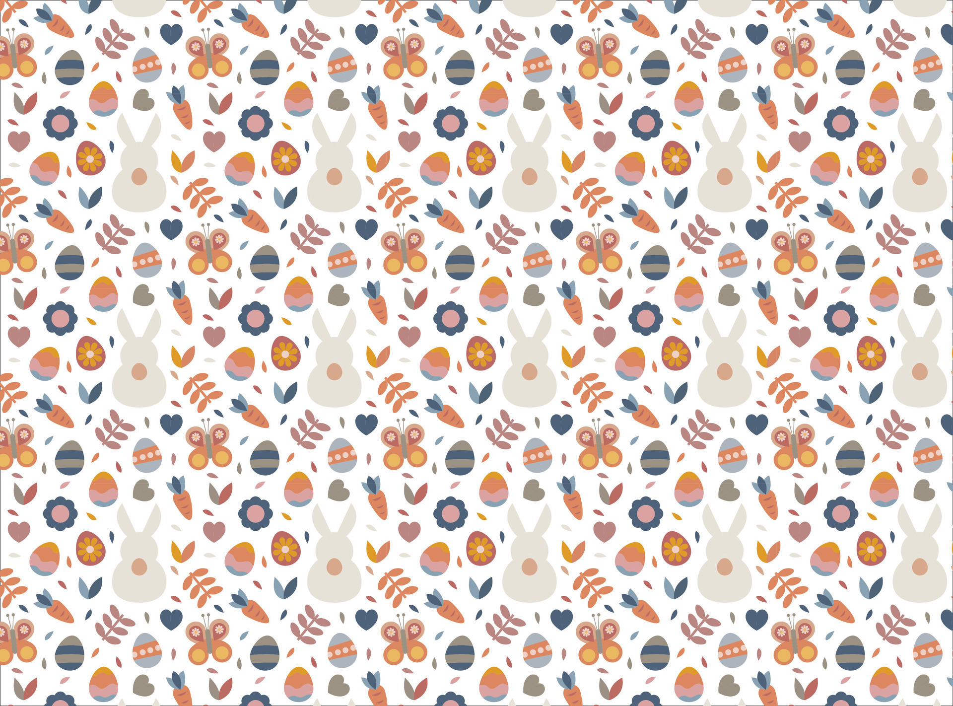 Boho Easter Pattern 42269058 Vector Art at Vecteezy